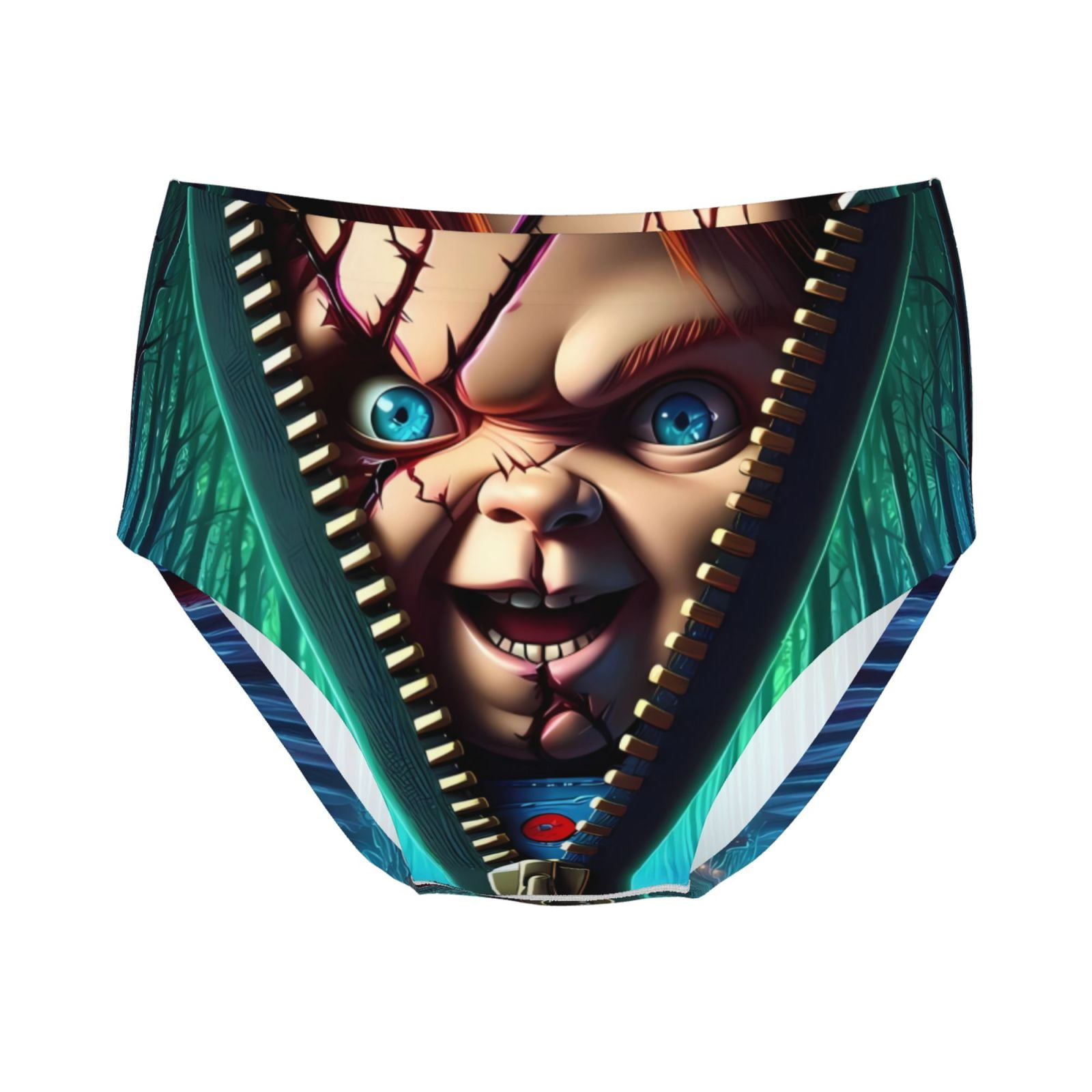 Defioc Chucky Pattern Girls Underwear,Stretch Cotton Panties for Girls ...