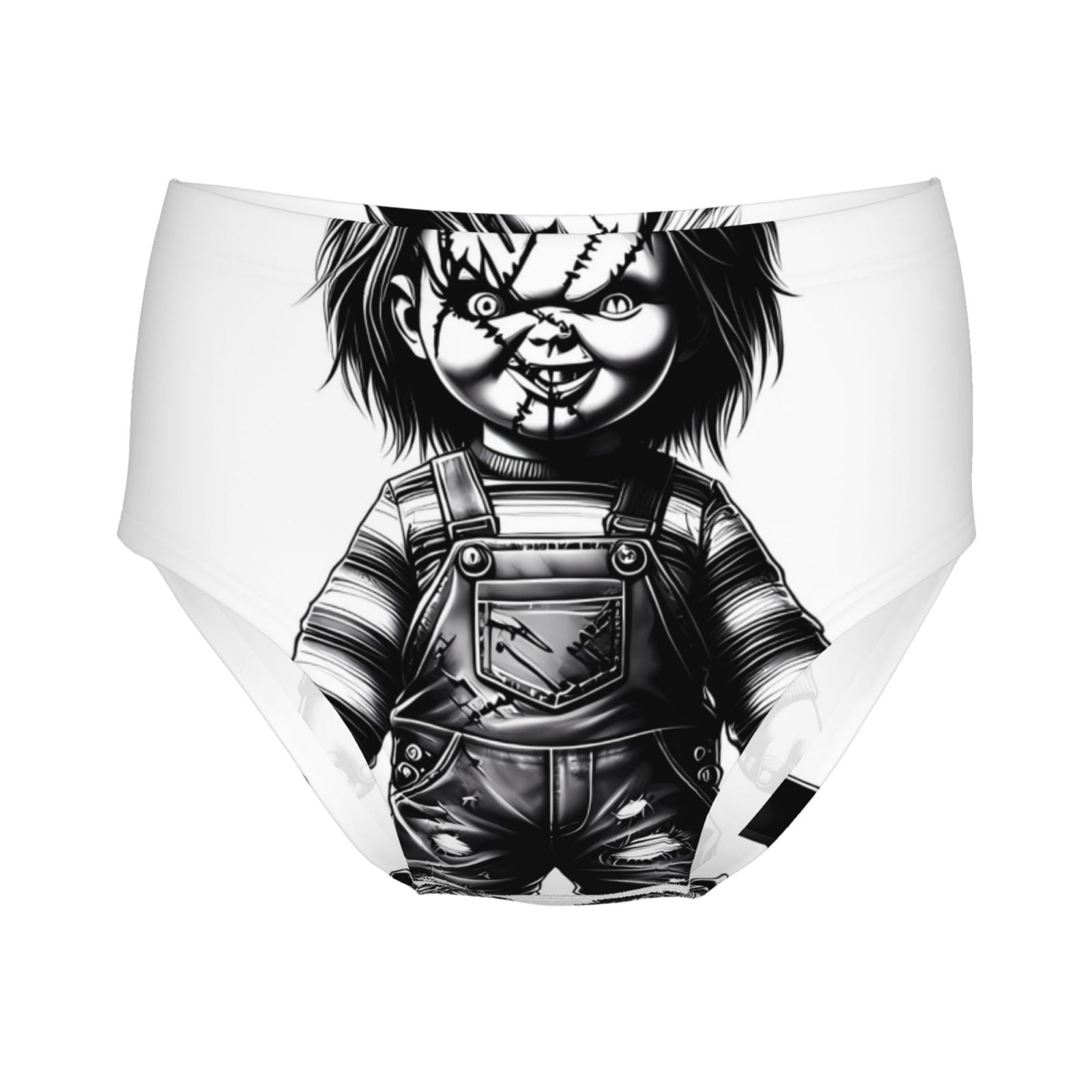 Defioc Chucky Pattern Girls Underwear Stretch Cotton Panties For Girls