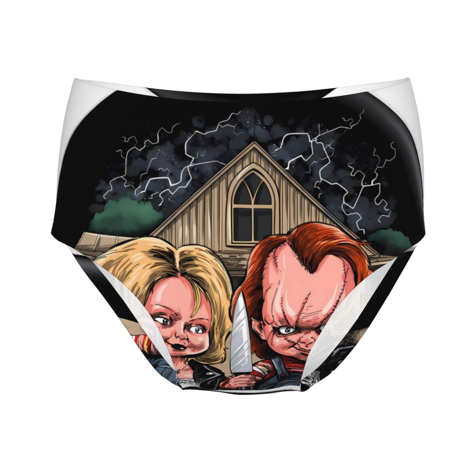 Defioc Chucky Pattern Girls Underwear,Stretch Cotton Panties for Girls ...