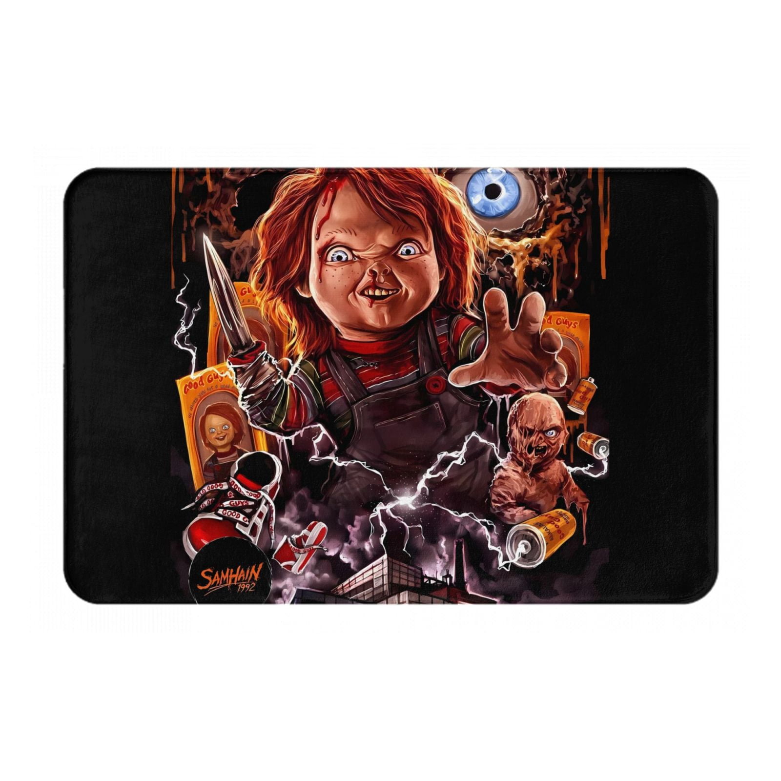 Defioc Chucky Print Outdoor Indoor Sturdy Doormats , Anti Fatigue Soft ...