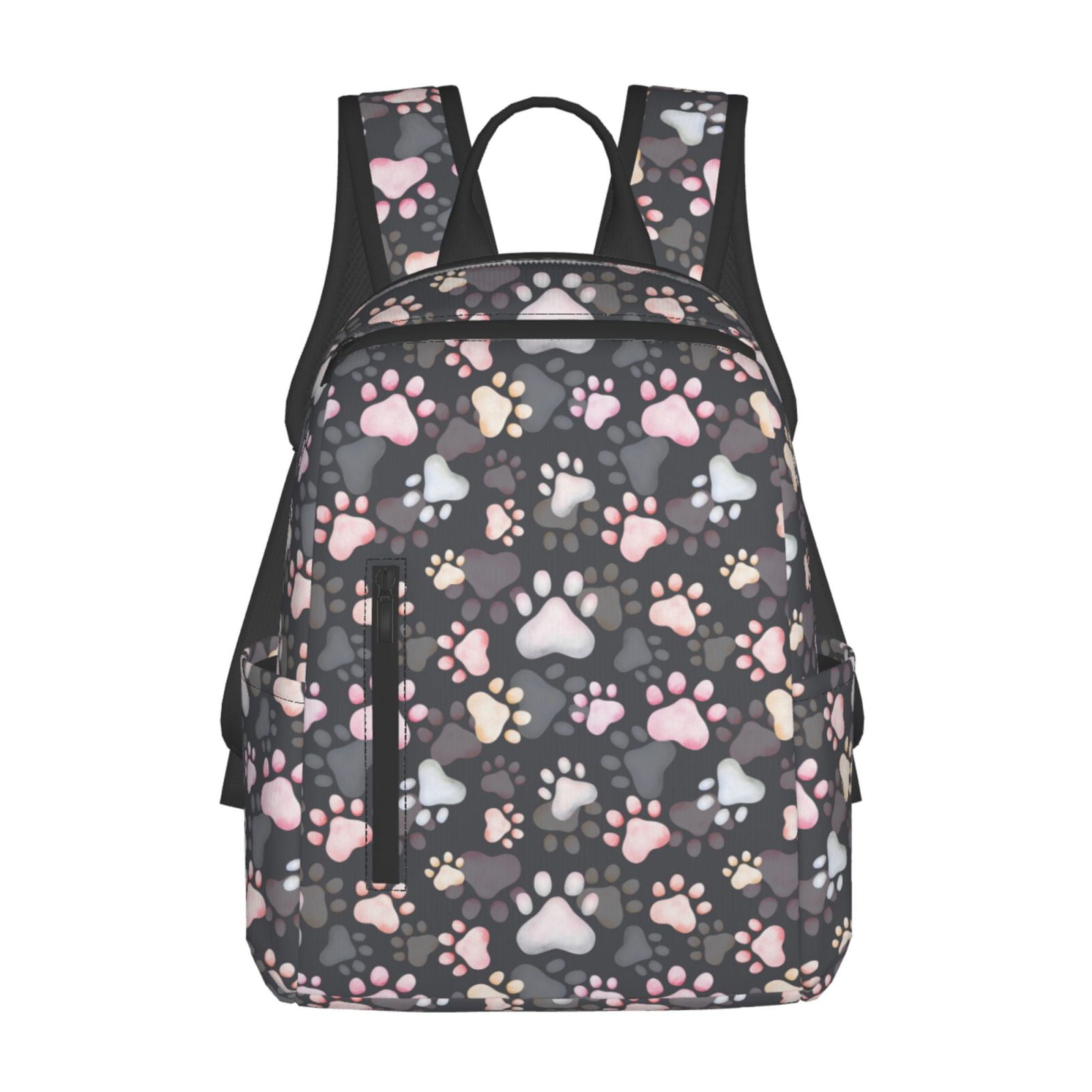 Defioc Colorful Paws Of Dog Pattern Travel Laptop Backpack,Lightweight ...