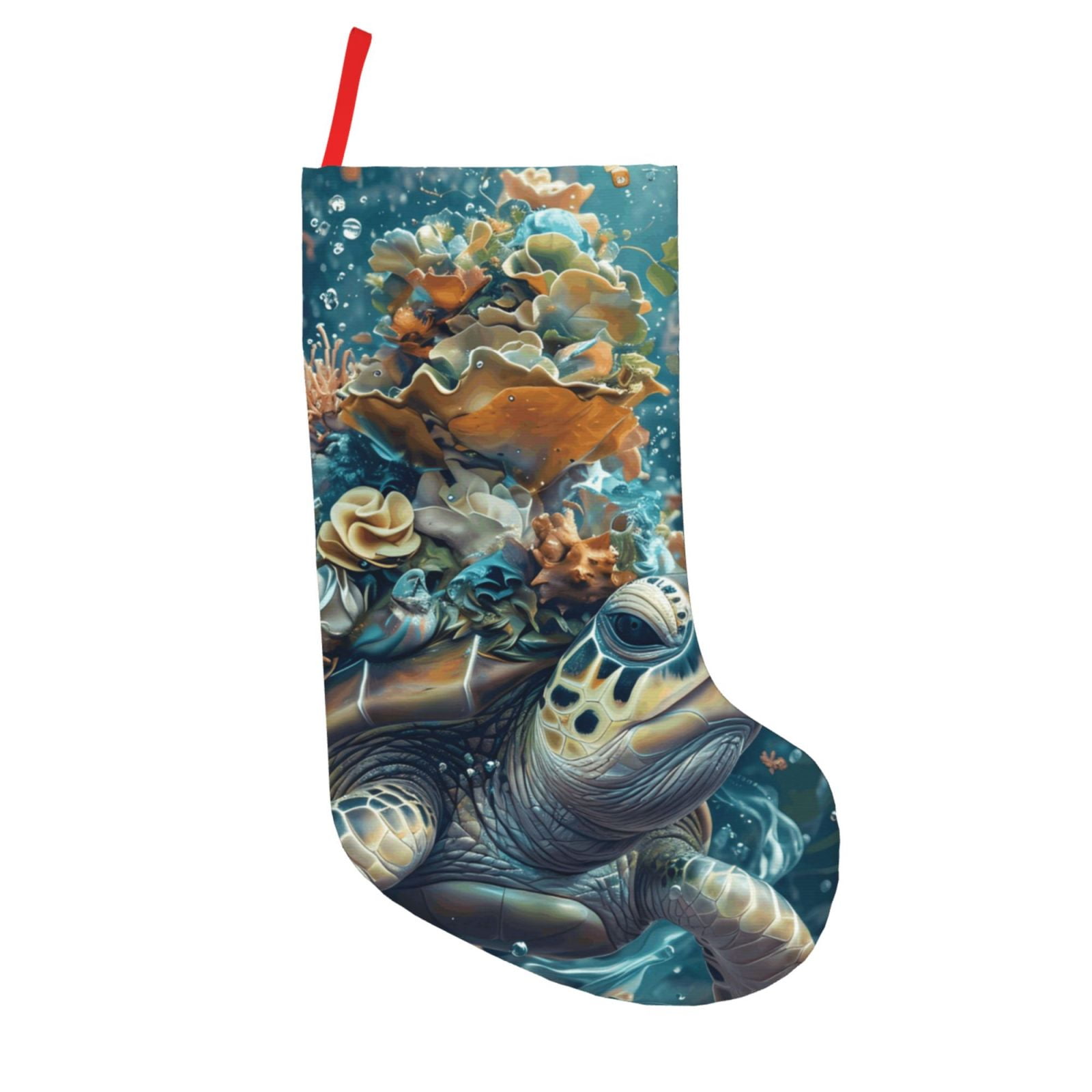 Defioc Colorful Plant Turtle for Christmas Stockings 18" Personalized ...