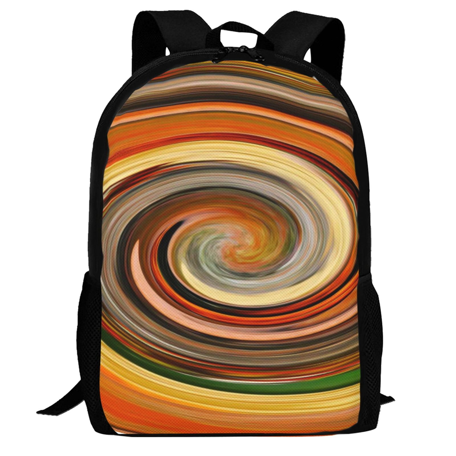 Defioc Colorful Swirl Pattern Carry on Backpack,16.5x12.5x5.5 Personal ...