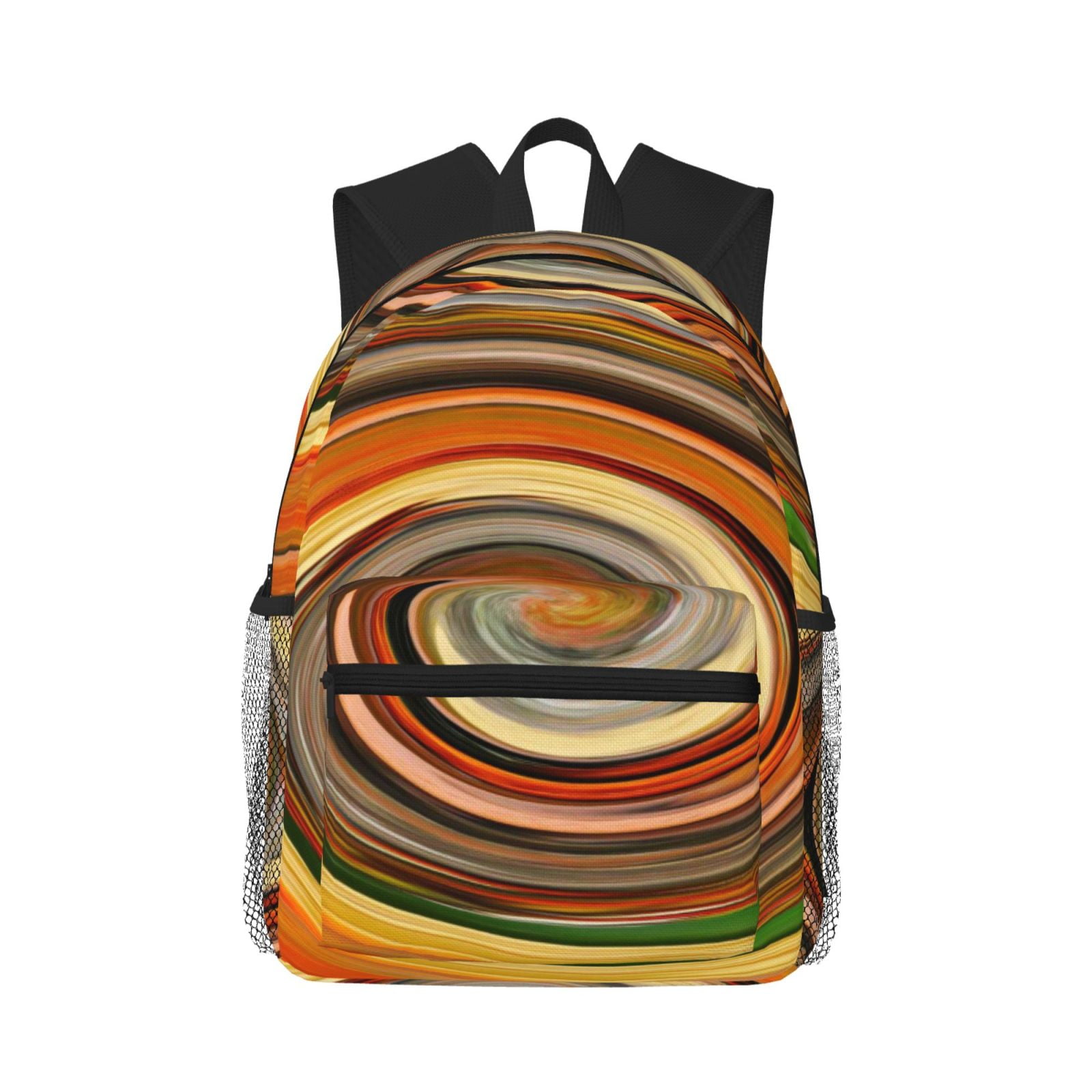 Defioc Colorful Swirl Pattern Laptop Backpack for Men and Women,Casual ...