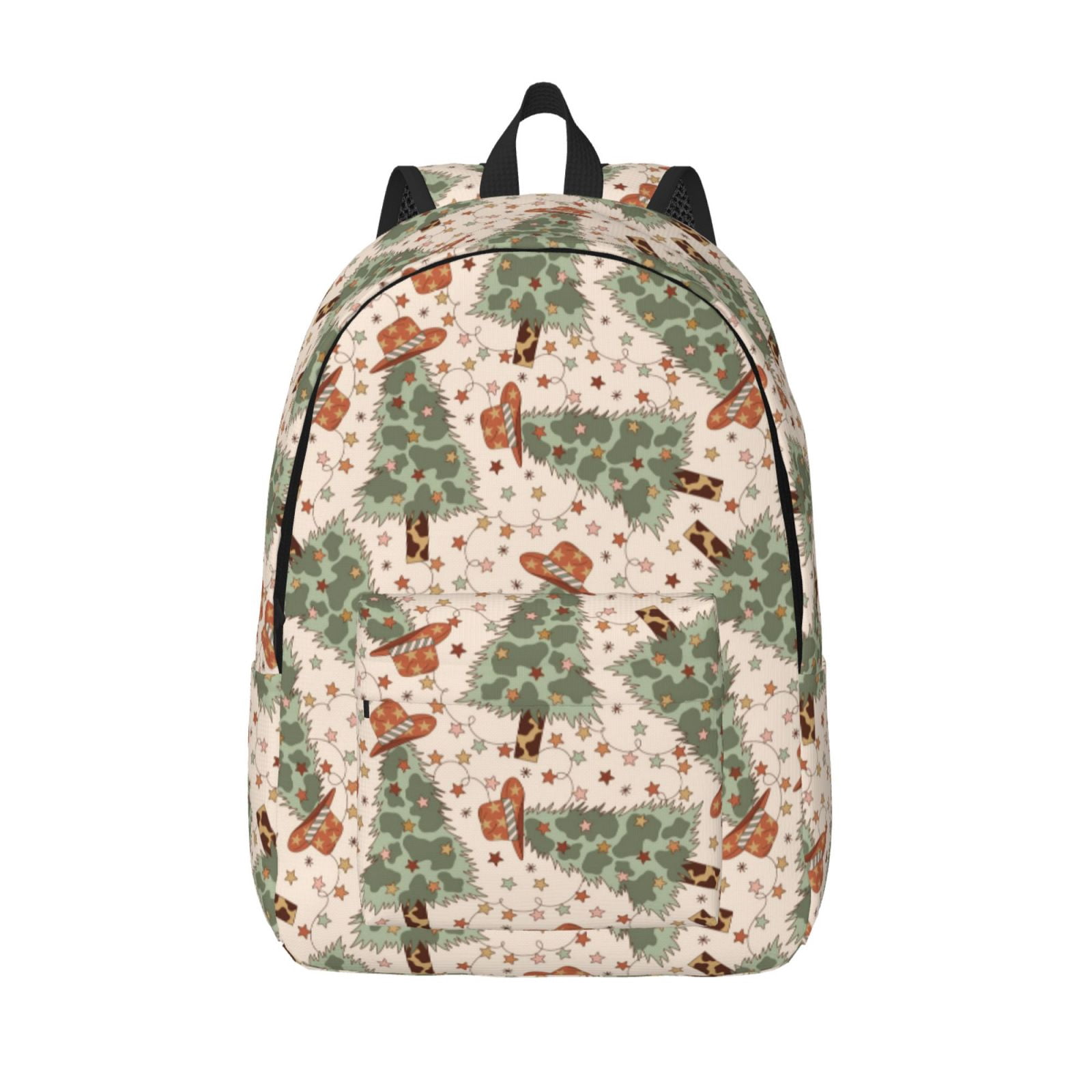 Defioc Cowboy Christmas Trees for Canvas Backpack,Travel Rucksack ...
