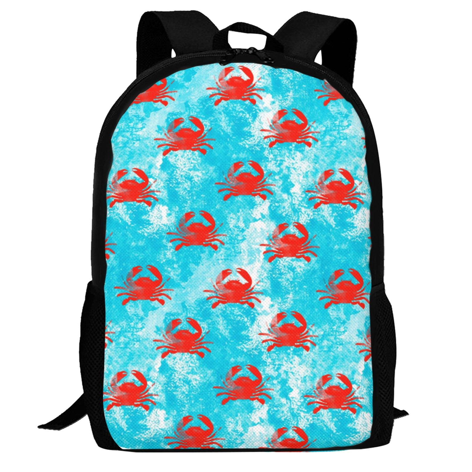 Defioc Crab Swims In The Ocean Pattern Carry on Backpack,16.5x12.5x5.5 ...