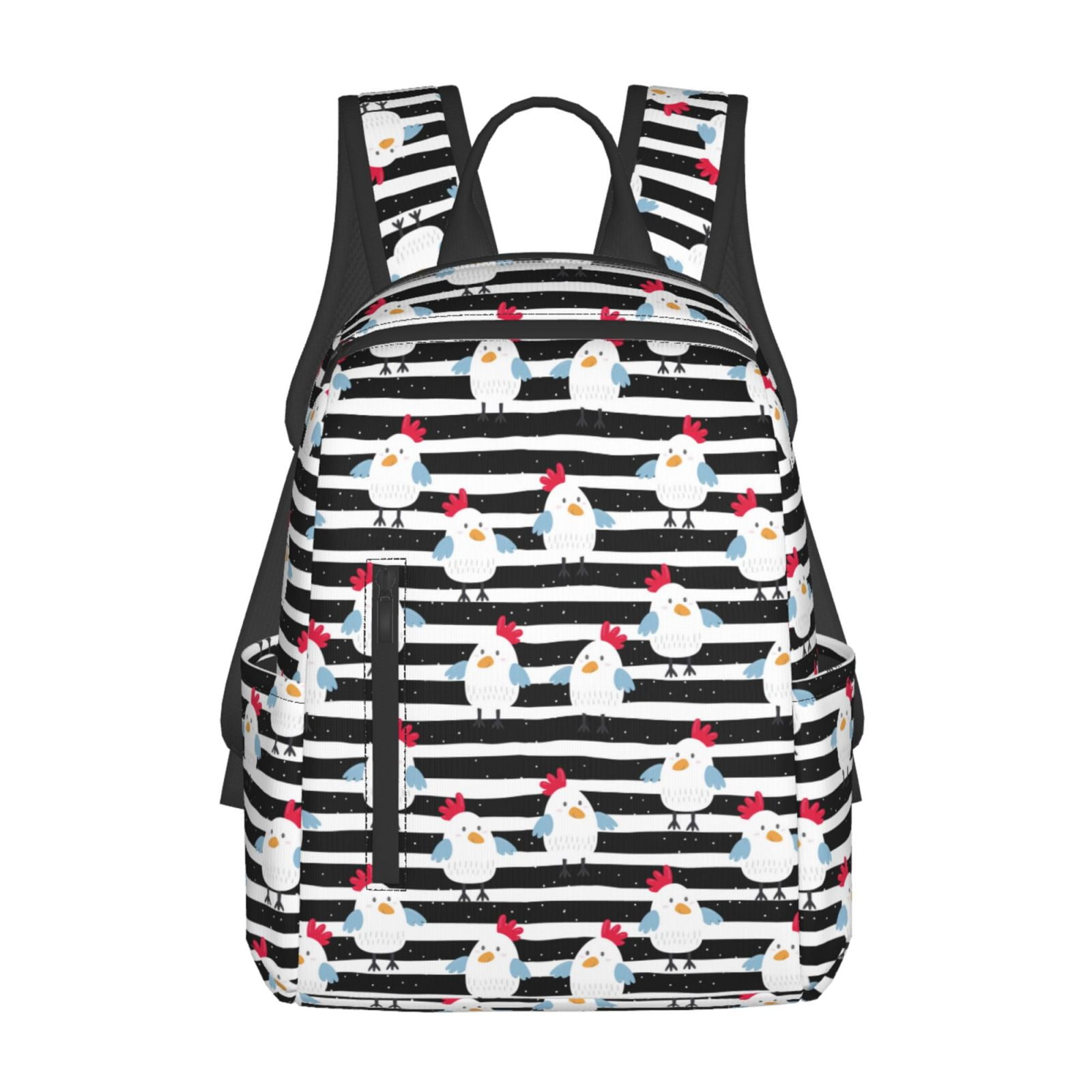 Defioc Cute Chicken Pattern Travel Laptop Backpack,Lightweight Backpack ...