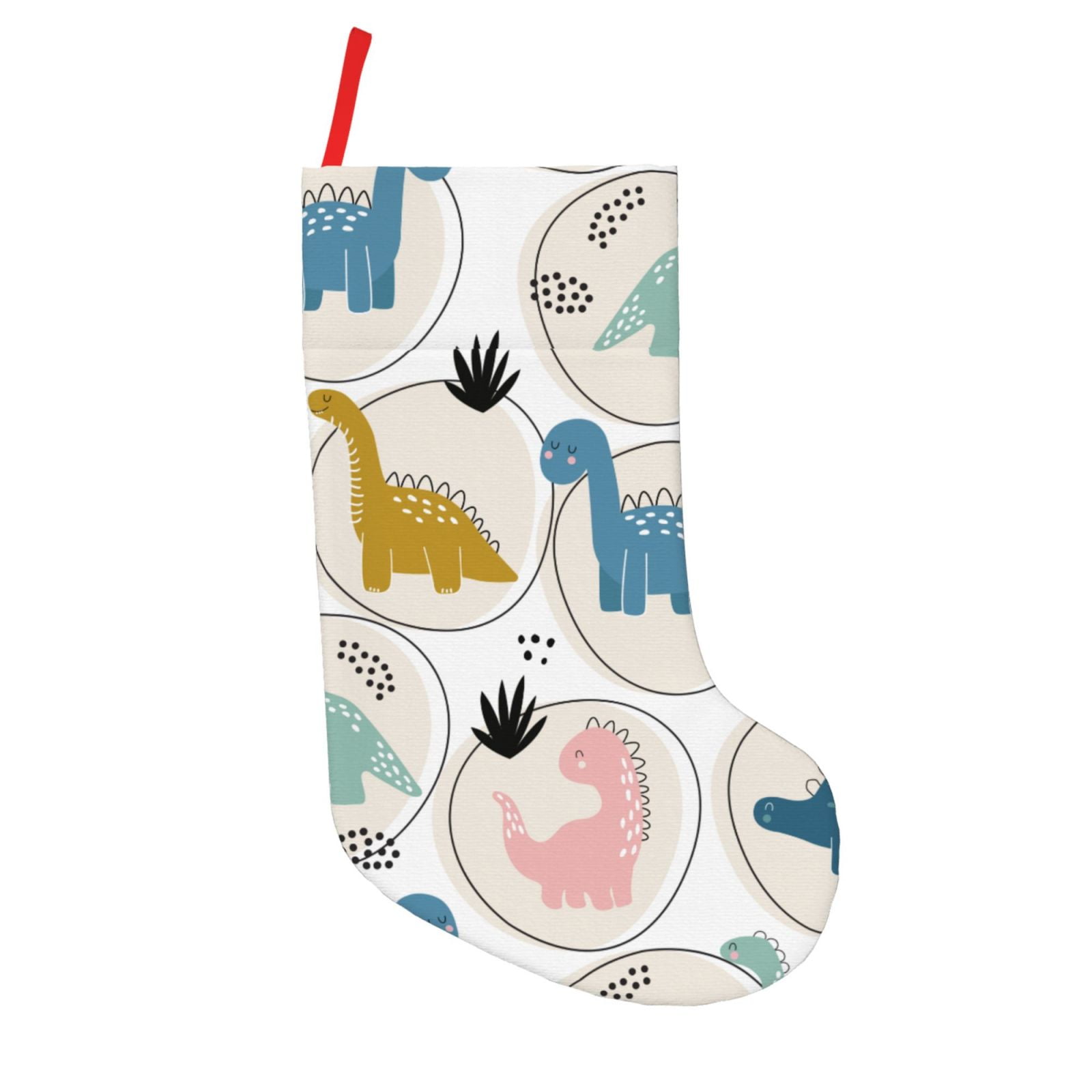 Defioc Cute Dinosaurs for Christmas Stockings 18" Personalized Holiday ...