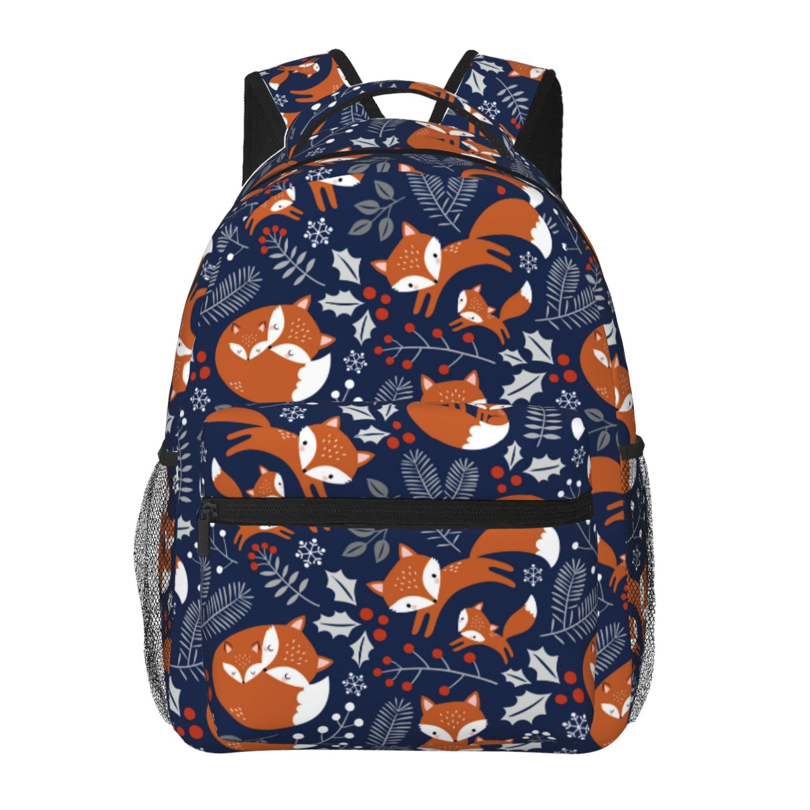 Defioc Cute Foxes Pattern Laptop Backpack,Travel Backpack Outdoor ...