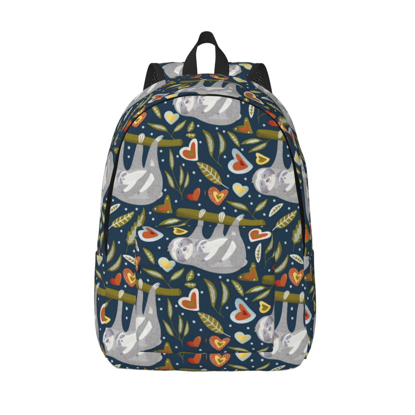 Defioc Cute Sloth for Canvas Backpack,Travel Rucksack Unisex Knapsack ...