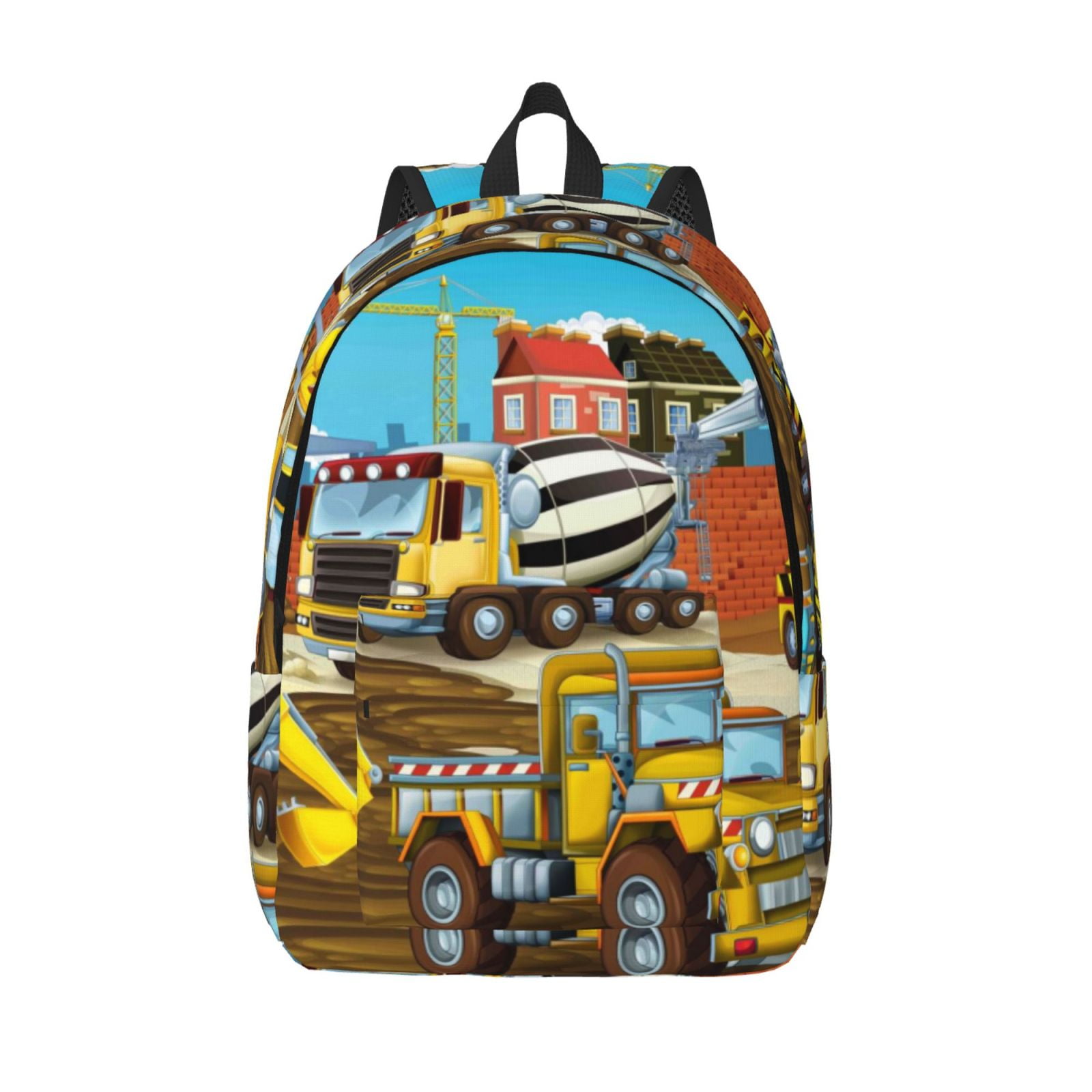 Defioc Different Construction Site Vehicles for Canvas Backpack,Travel ...