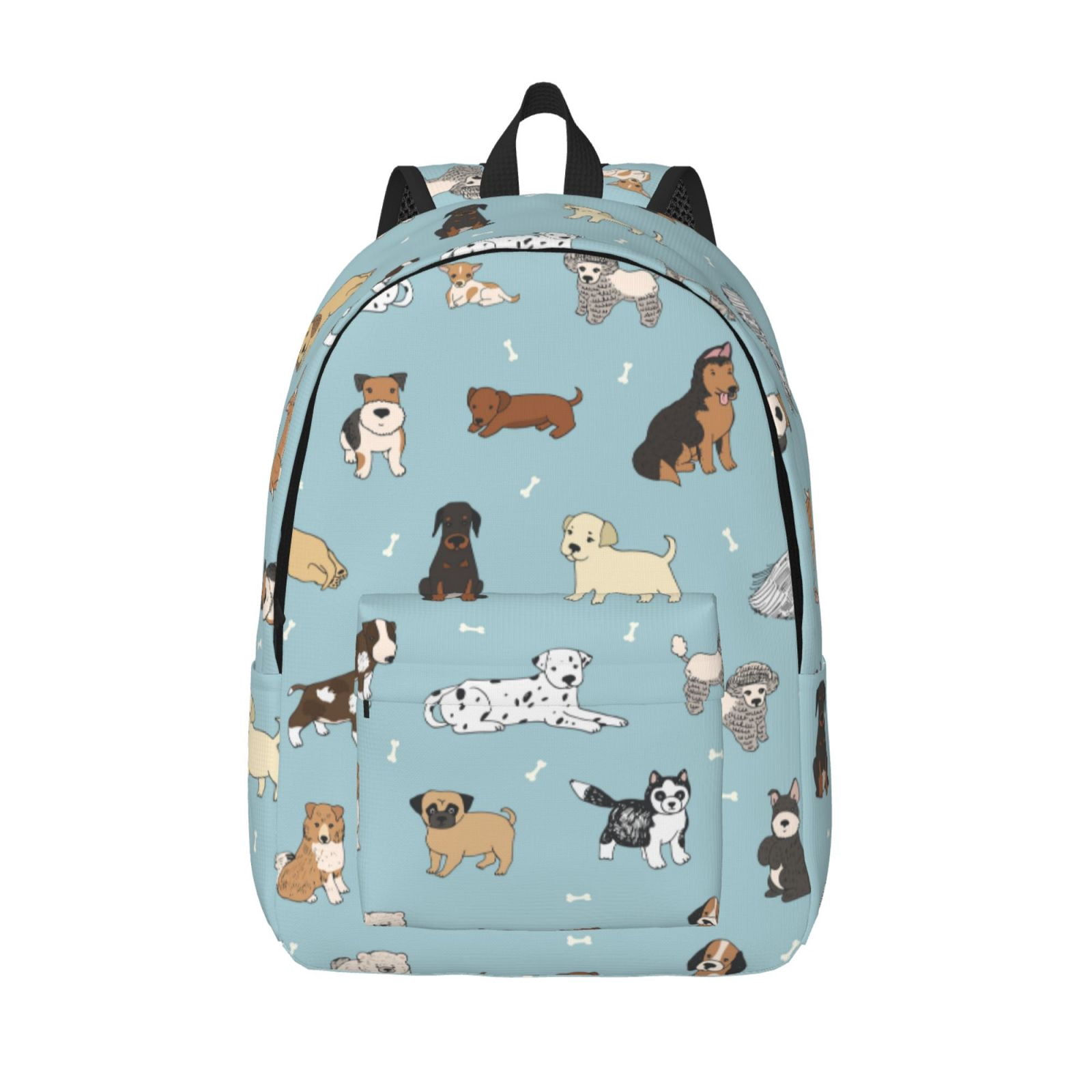 Defioc Dog Pets for Canvas Backpack,Travel Rucksack Unisex Knapsack ...