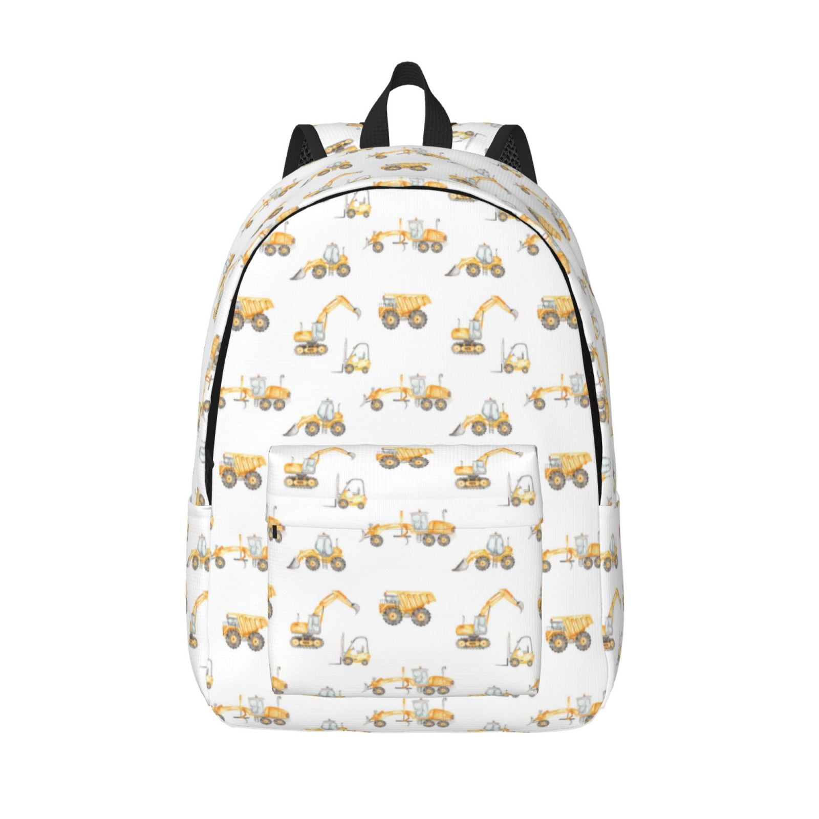 Defioc Dump Truck for Canvas Backpack,Travel Rucksack Unisex Knapsack ...