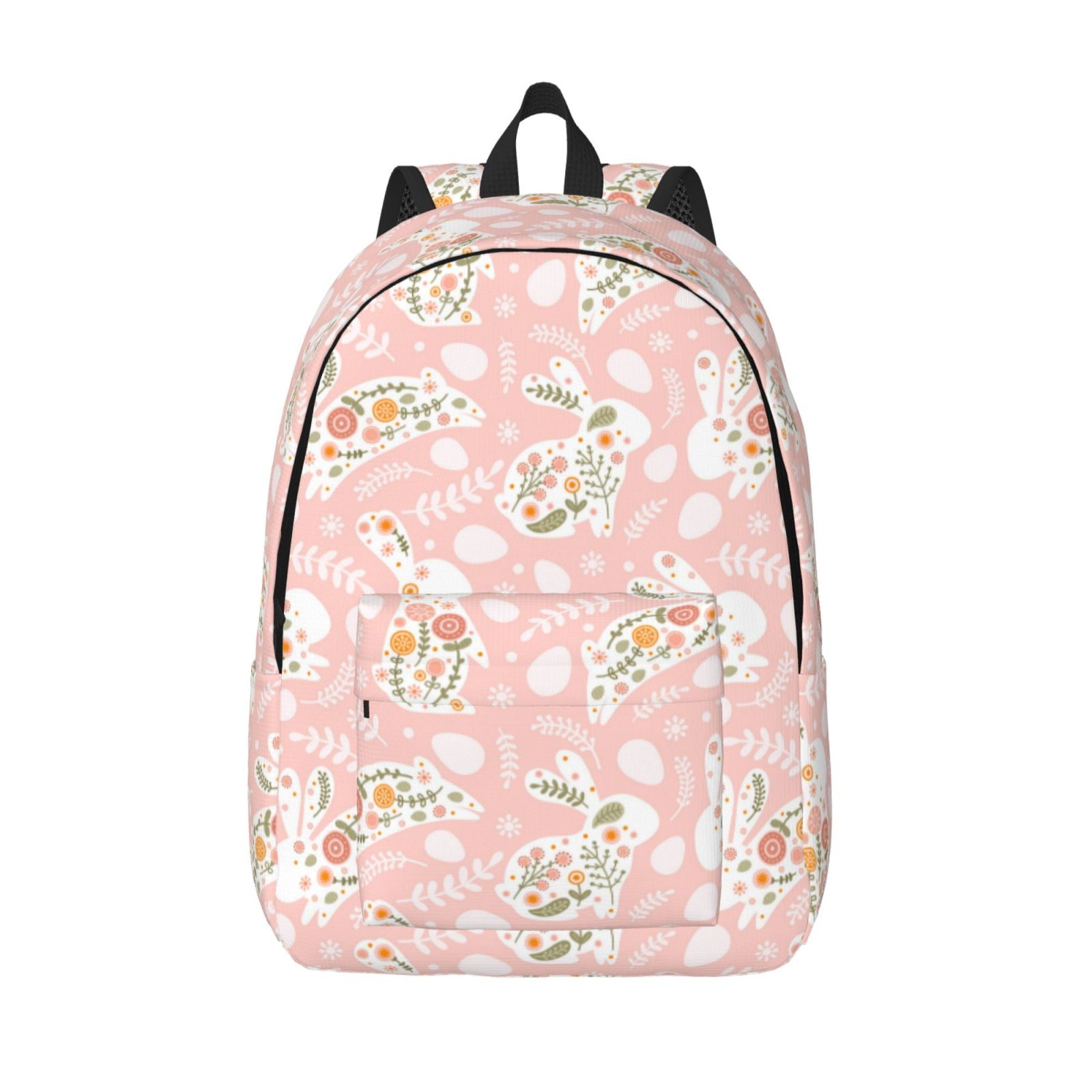 Defioc Easter Bunny for Canvas Backpack,Travel Rucksack Unisex Knapsack ...