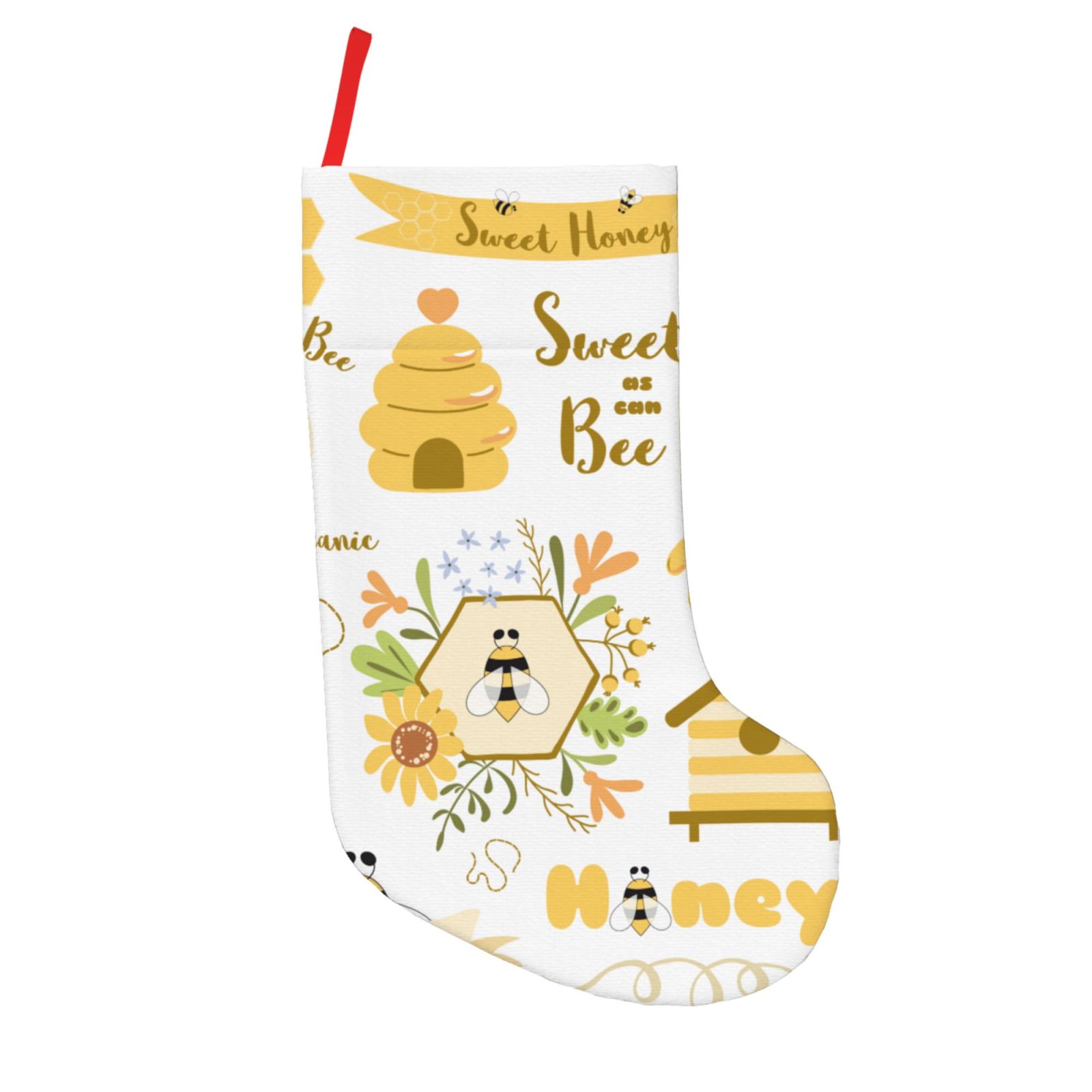 Defioc Farm Bee Cute Honey for Christmas Stockings 18" Personalized ...