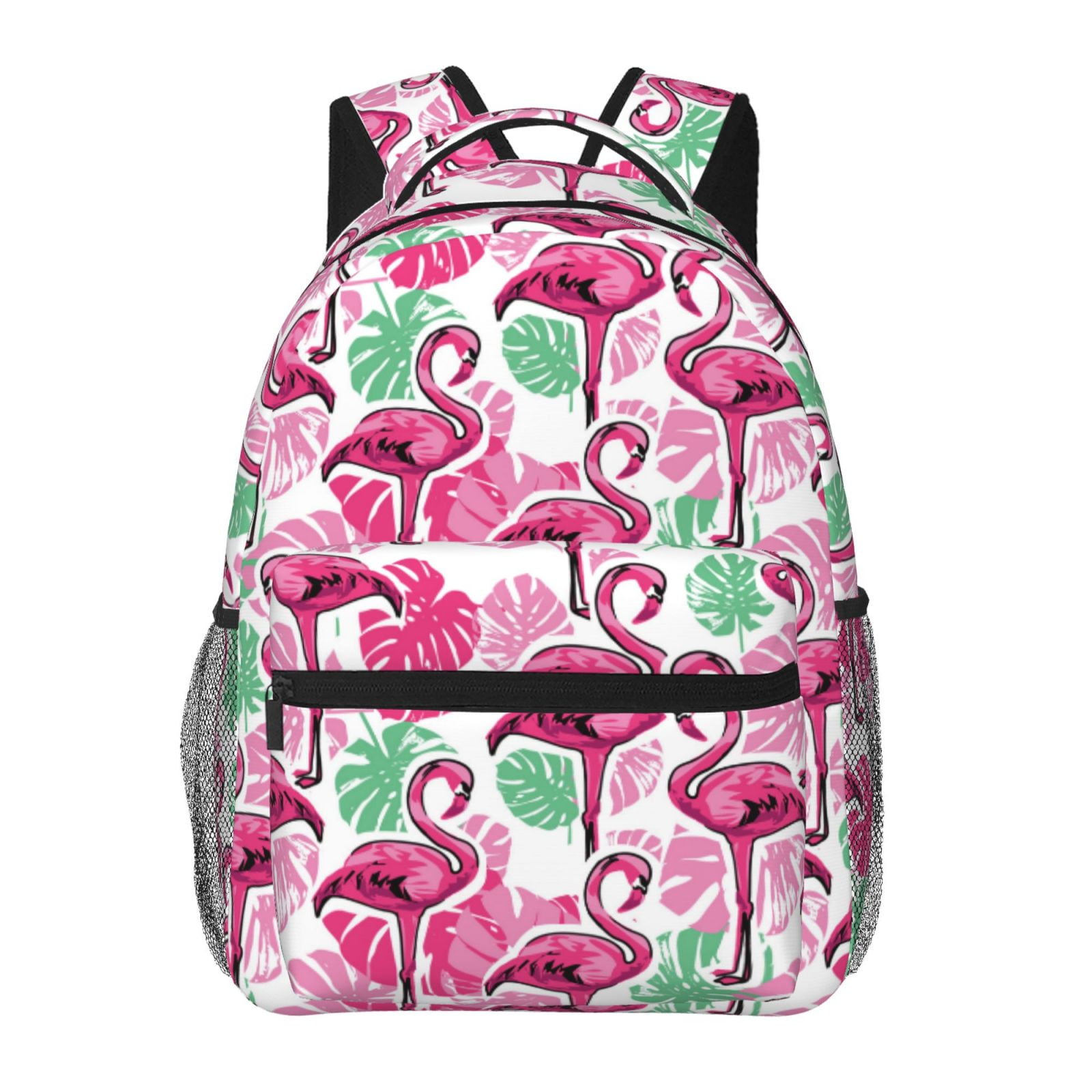 Defioc Flamingo Pattern Laptop Backpack,Travel Backpack Outdoor ...