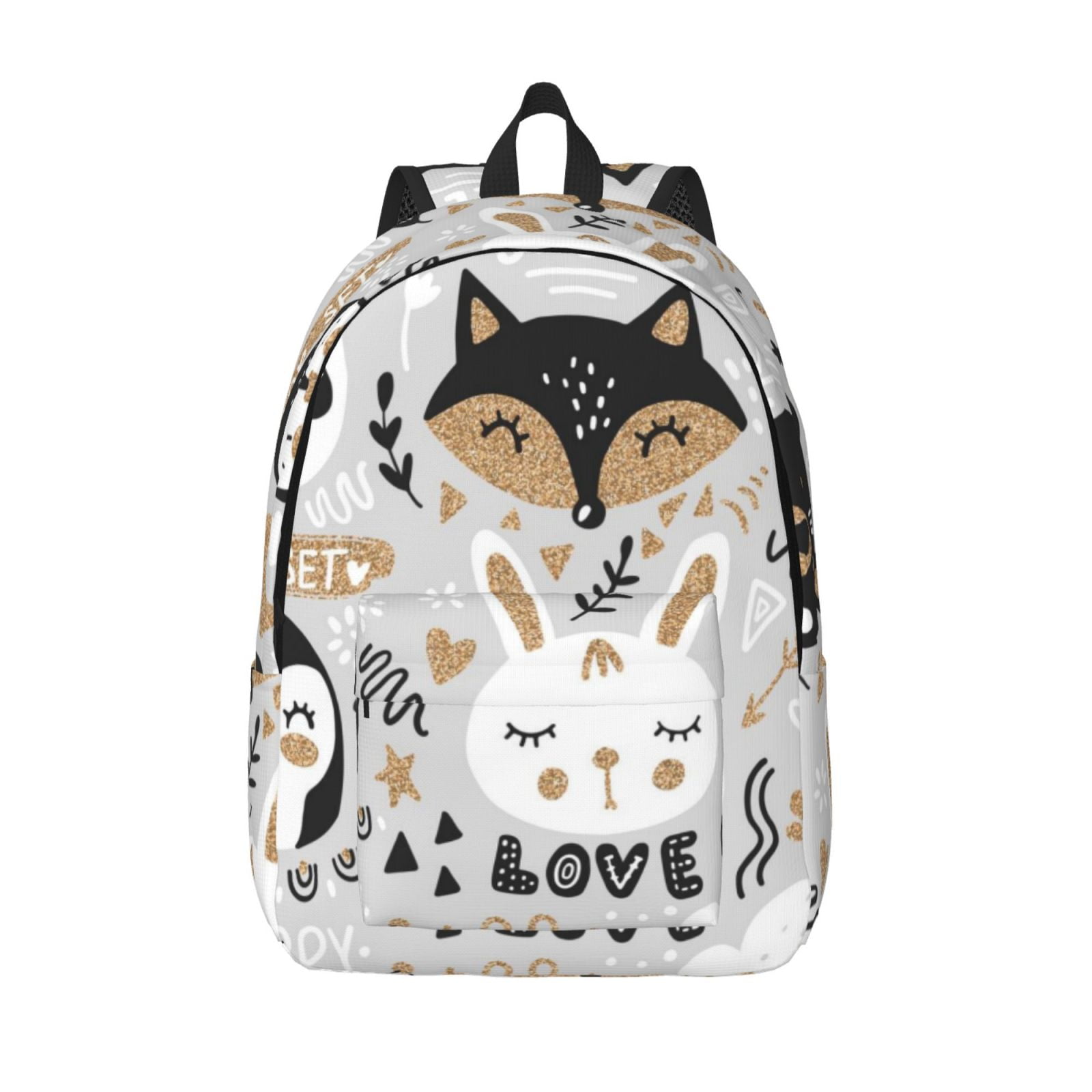 Defioc Funny Animals Series for Canvas Backpack,Travel Rucksack Unisex ...
