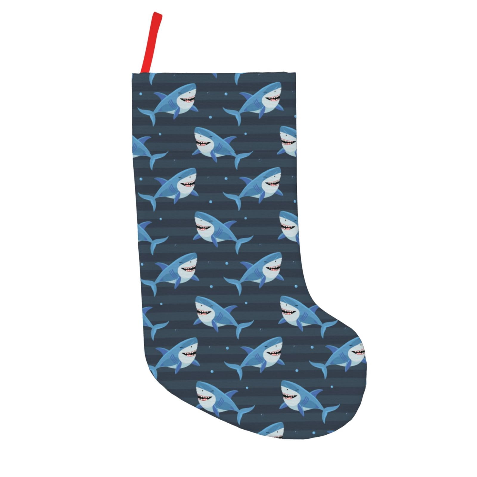 Defioc Funny Sharks for Christmas Stockings 18" Personalized Holiday ...