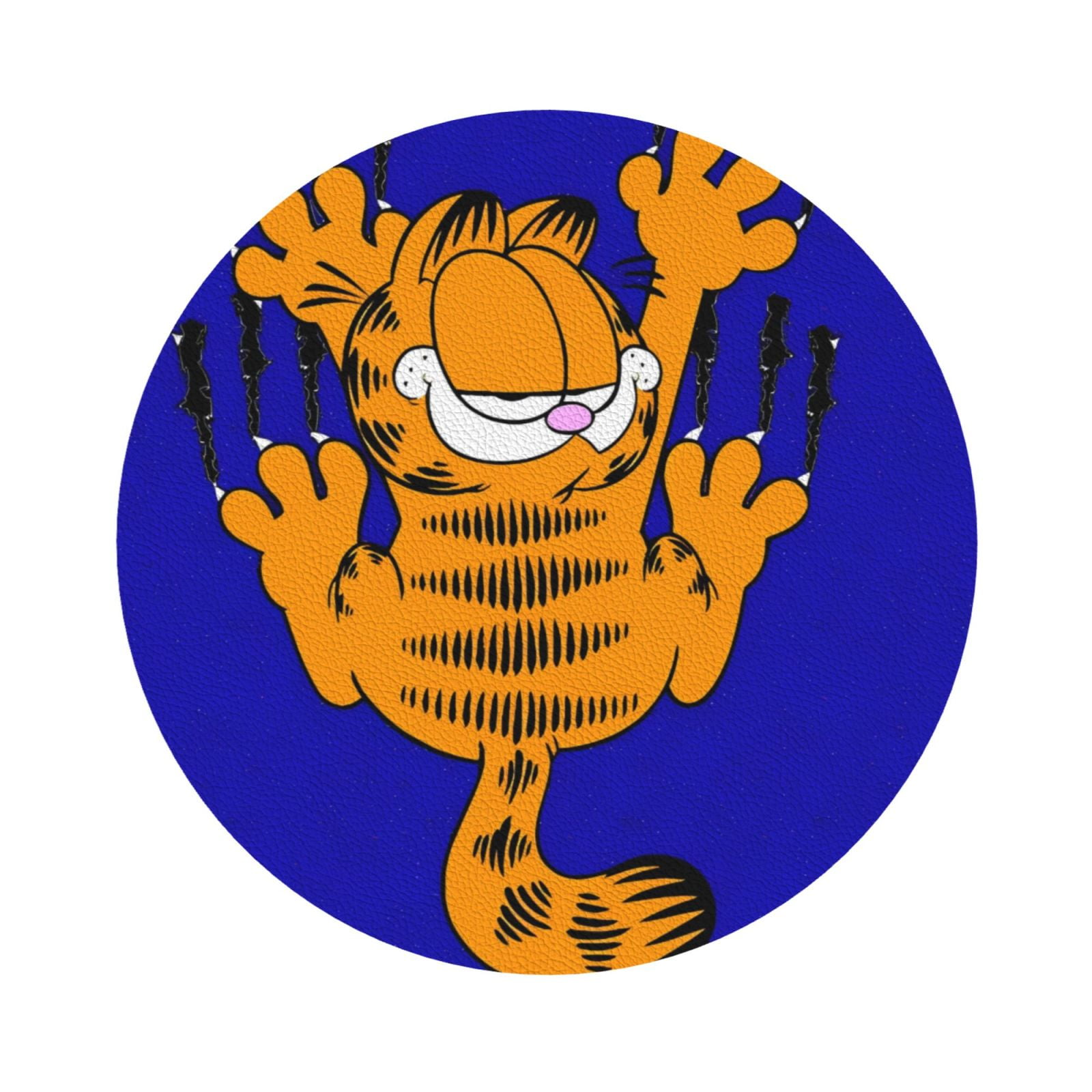 Defioc Garfield Print Coasters for Drinks,Leather Coasters Set of 4 for ...