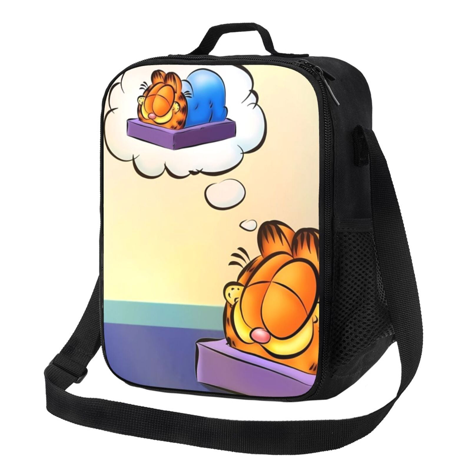 Defioc Garfield Print Lunch Box for Men & Women, Insulated Lunch Bag ...