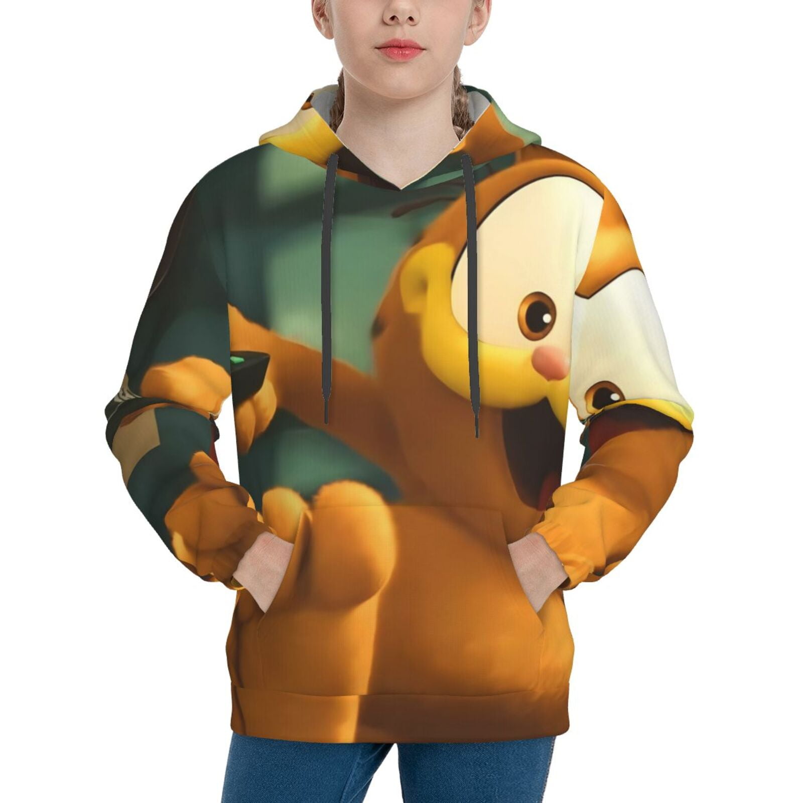 Defioc Garfield for Teenager Pullover Hoodie Sweatshirts, Fall Hoodie ...