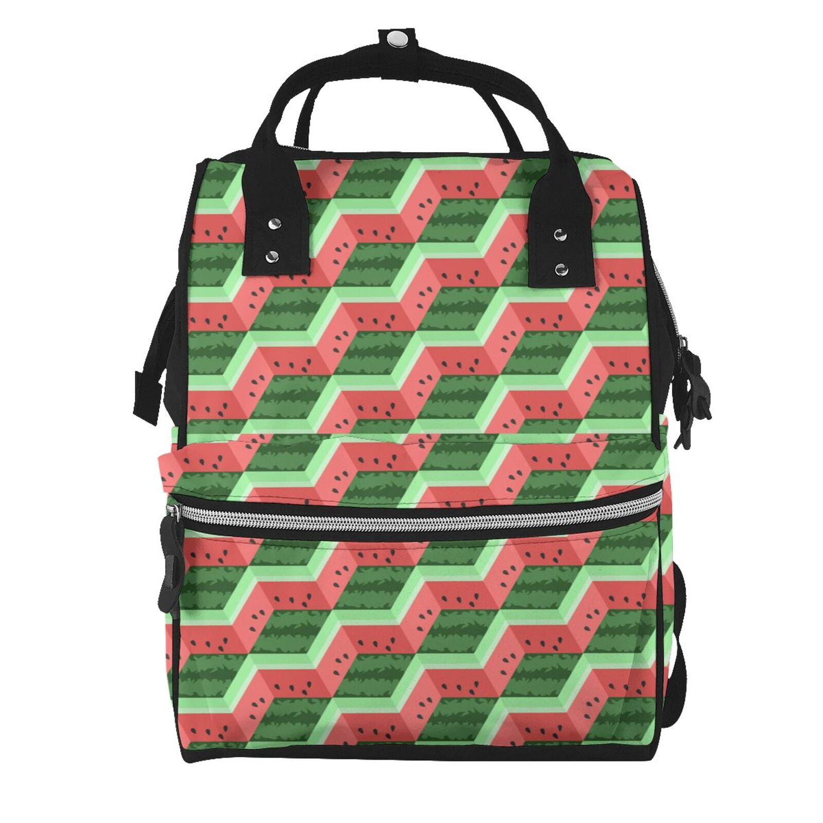 Defioc Geometric Watermelon for Baby Diaper Bag Backpack - Baby Bag for ...