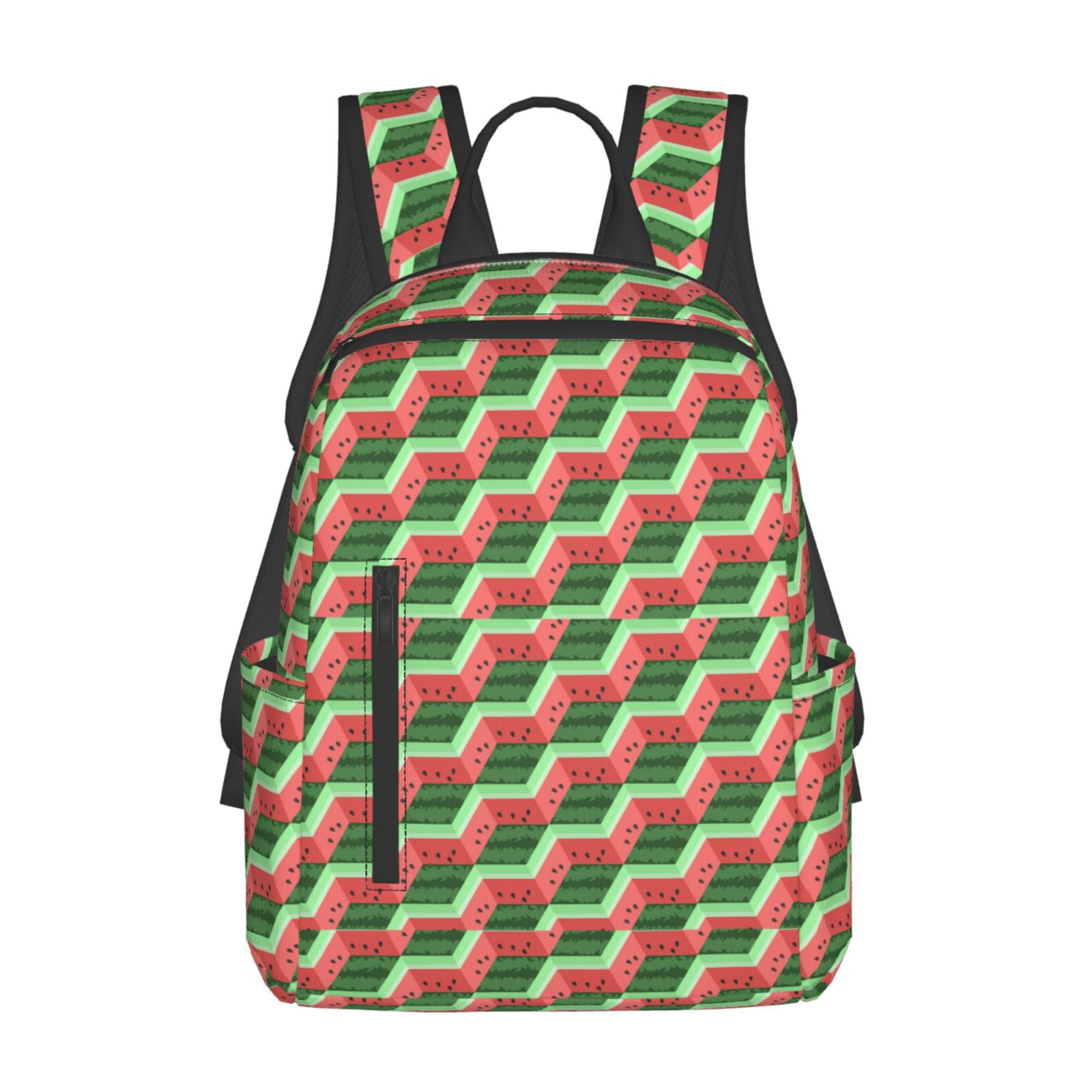 Defioc Geometric Watermelon Pattern Travel Laptop Backpack,Lightweight ...