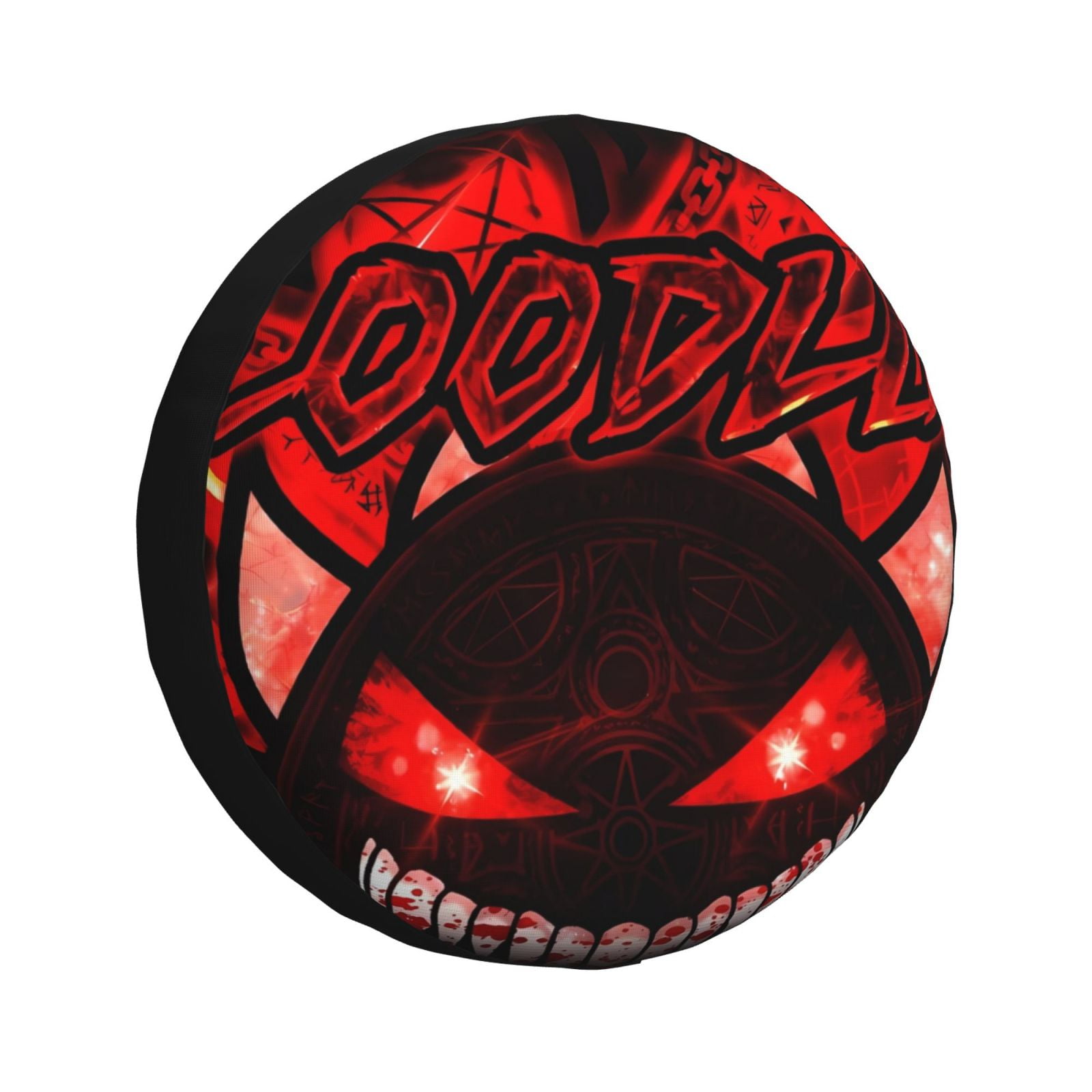 Defioc Geometry Dash Print Spare Tire Cover, 14-17 inch Universal Spare ...