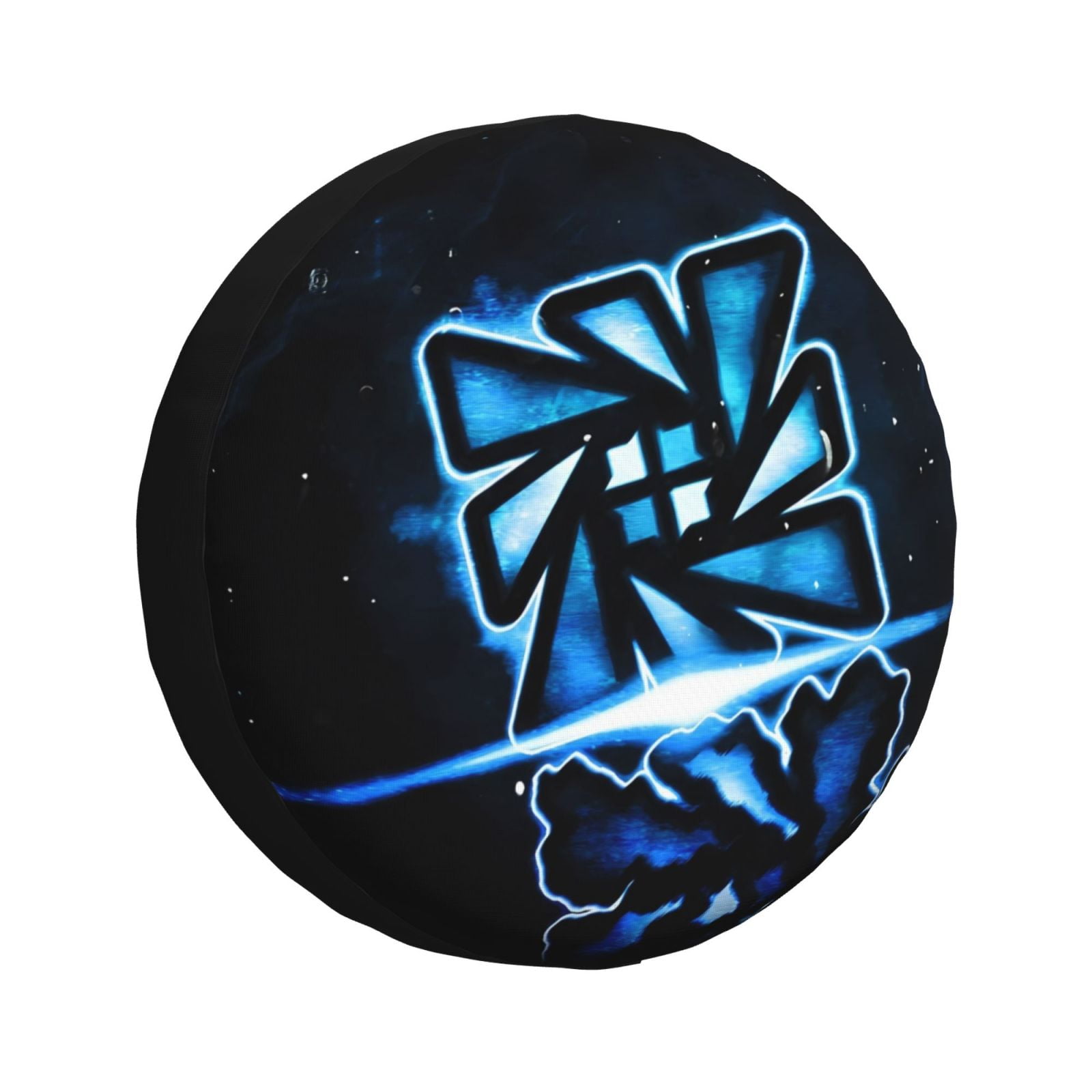 Defioc Geometry Dash Print Spare Tire Cover, 14-17 inch Universal Spare ...