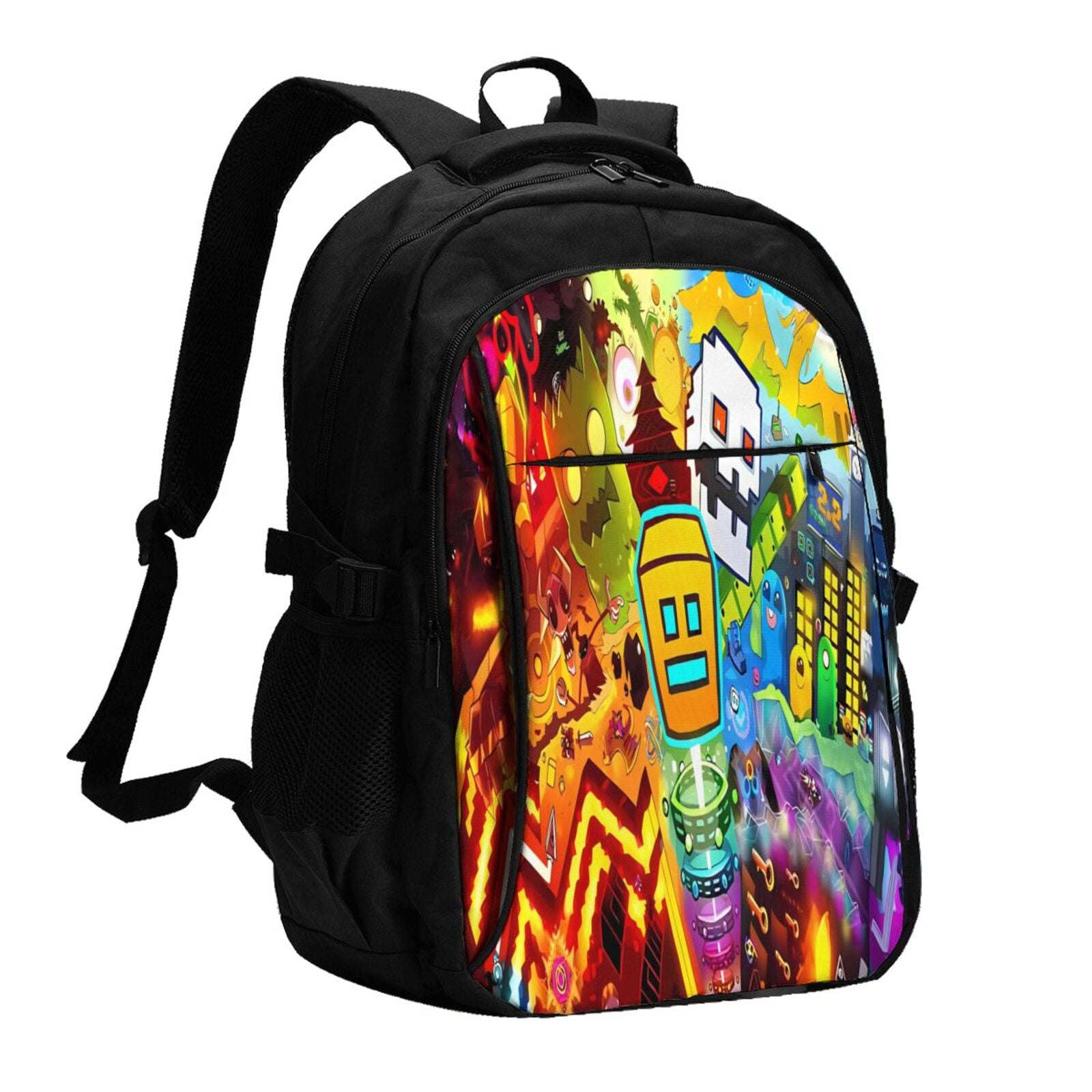 Defioc Geometry Dash for Travel Backpack for Women,15.6 inch Laptop ...