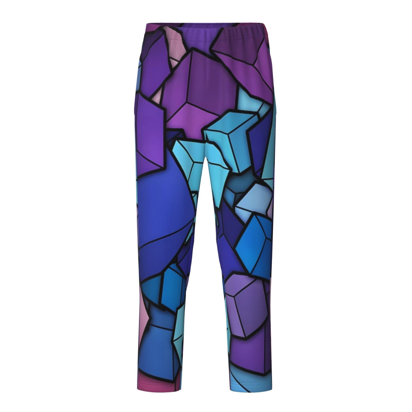 Defioc Geometry Dash for Pajamas Pants for Teen,Elastic Waist Pajama ...