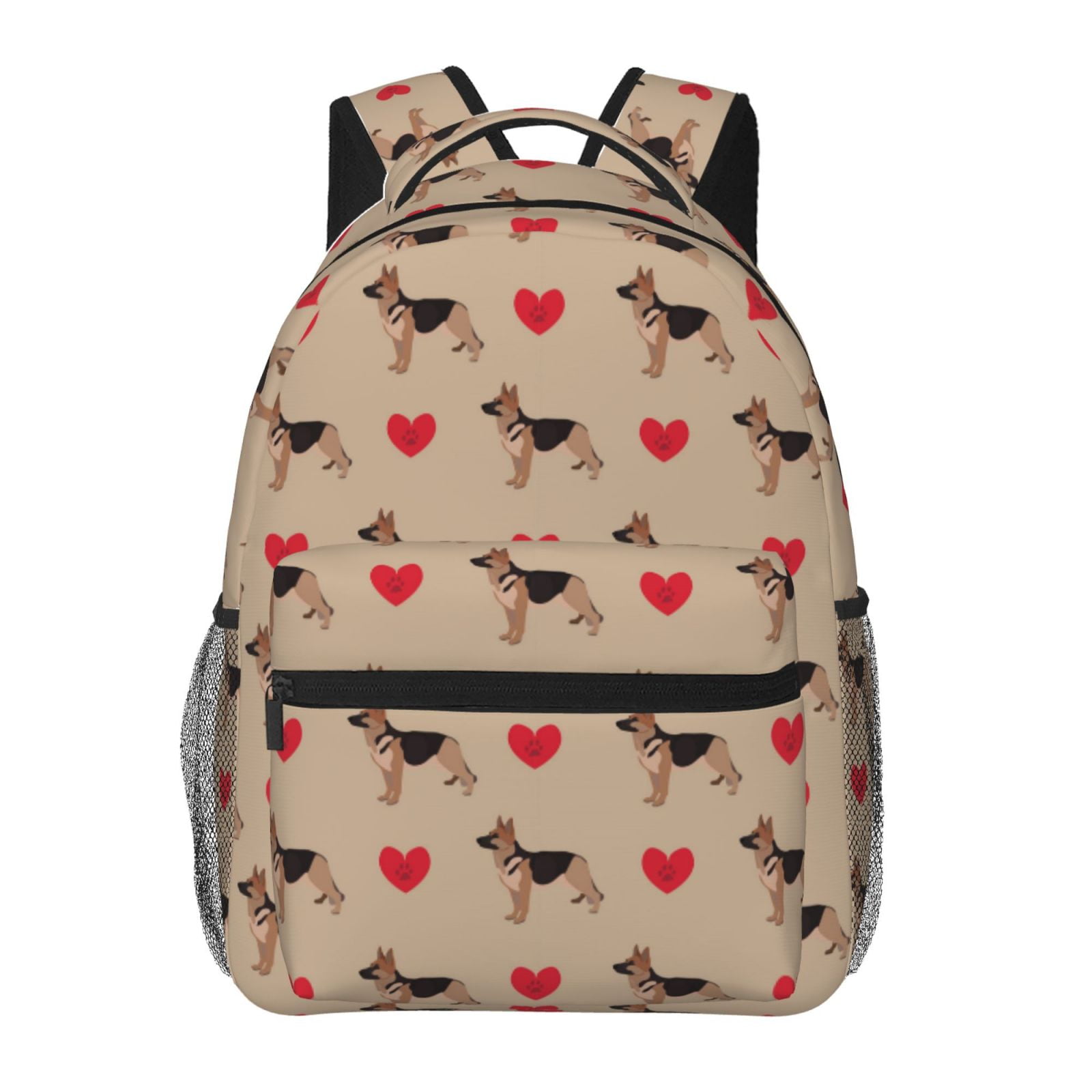 Defioc German Shepherd Dog Pattern Laptop Backpack,Travel Backpack ...