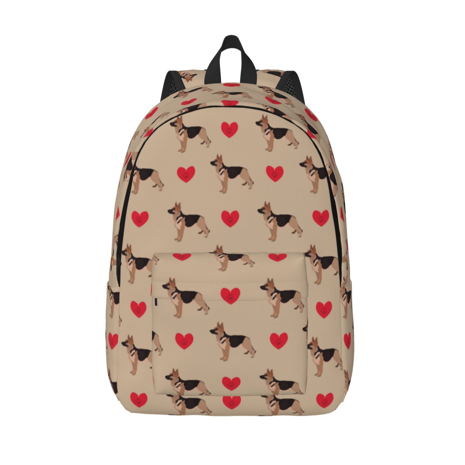 Defioc German Shepherd Dog for Canvas Backpack,Travel Rucksack Unisex ...