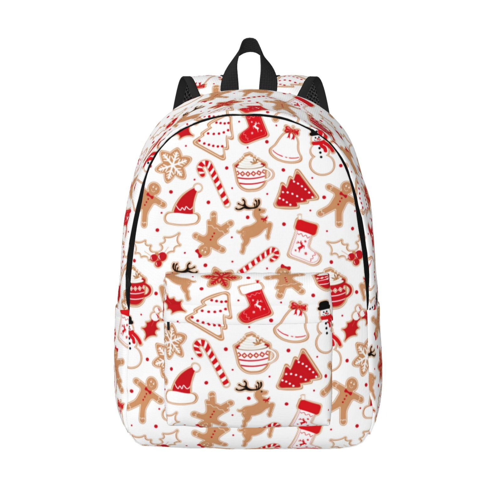 Defioc Gingerbread Holiday Sweets for Canvas Backpack,Travel Rucksack ...