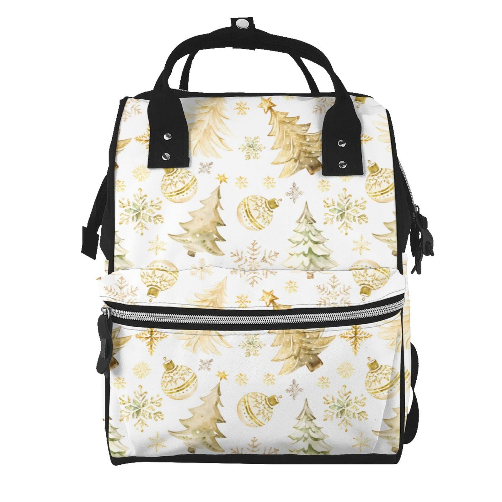 Defioc Gold Christmas Tree for Baby Diaper Bag Backpack - Baby Bag for ...