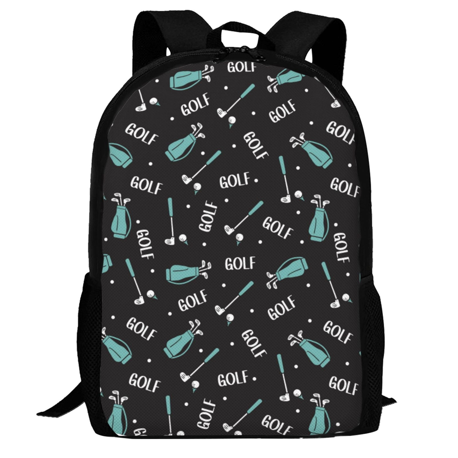 Defioc Golf Bags And Balls Pattern Carry on Backpack,16.5x12.5x5.5 ...