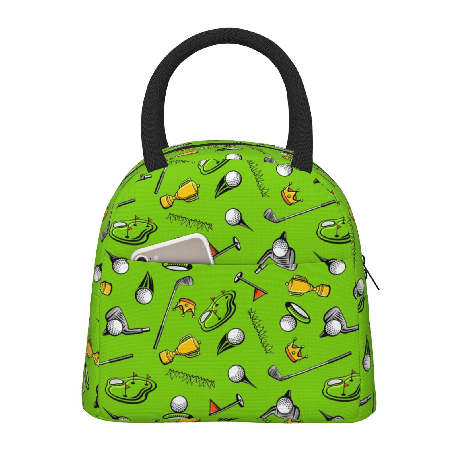 Defioc Golf Sport Club Print LunchBag for Women and Men - Leakproof ...