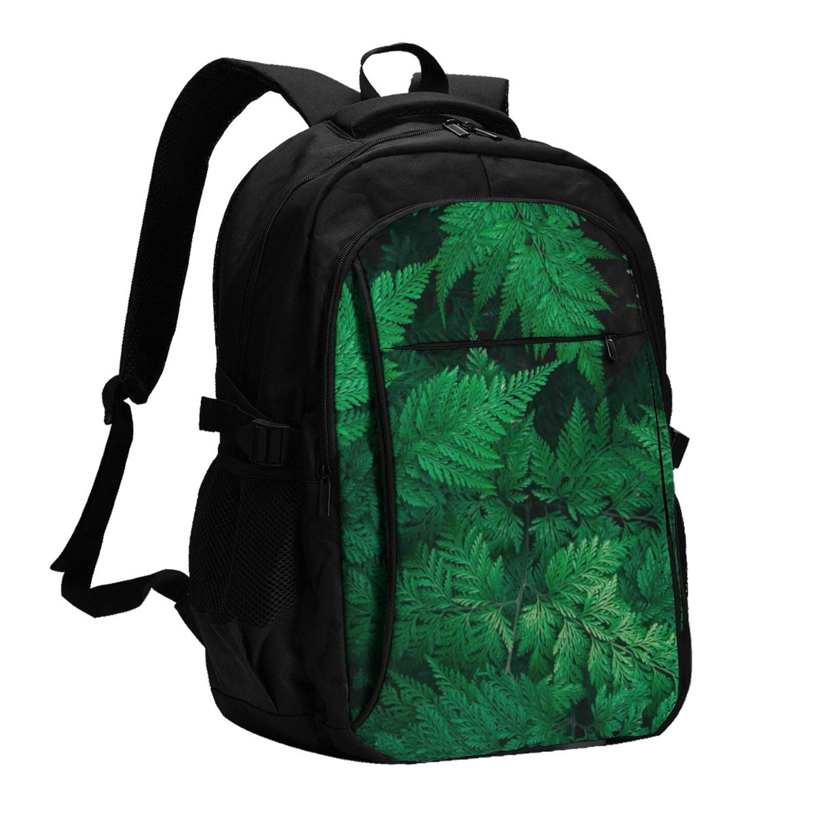 Defioc Green Leave Fern for Travel Backpack for Women,15.6 inch Laptop ...