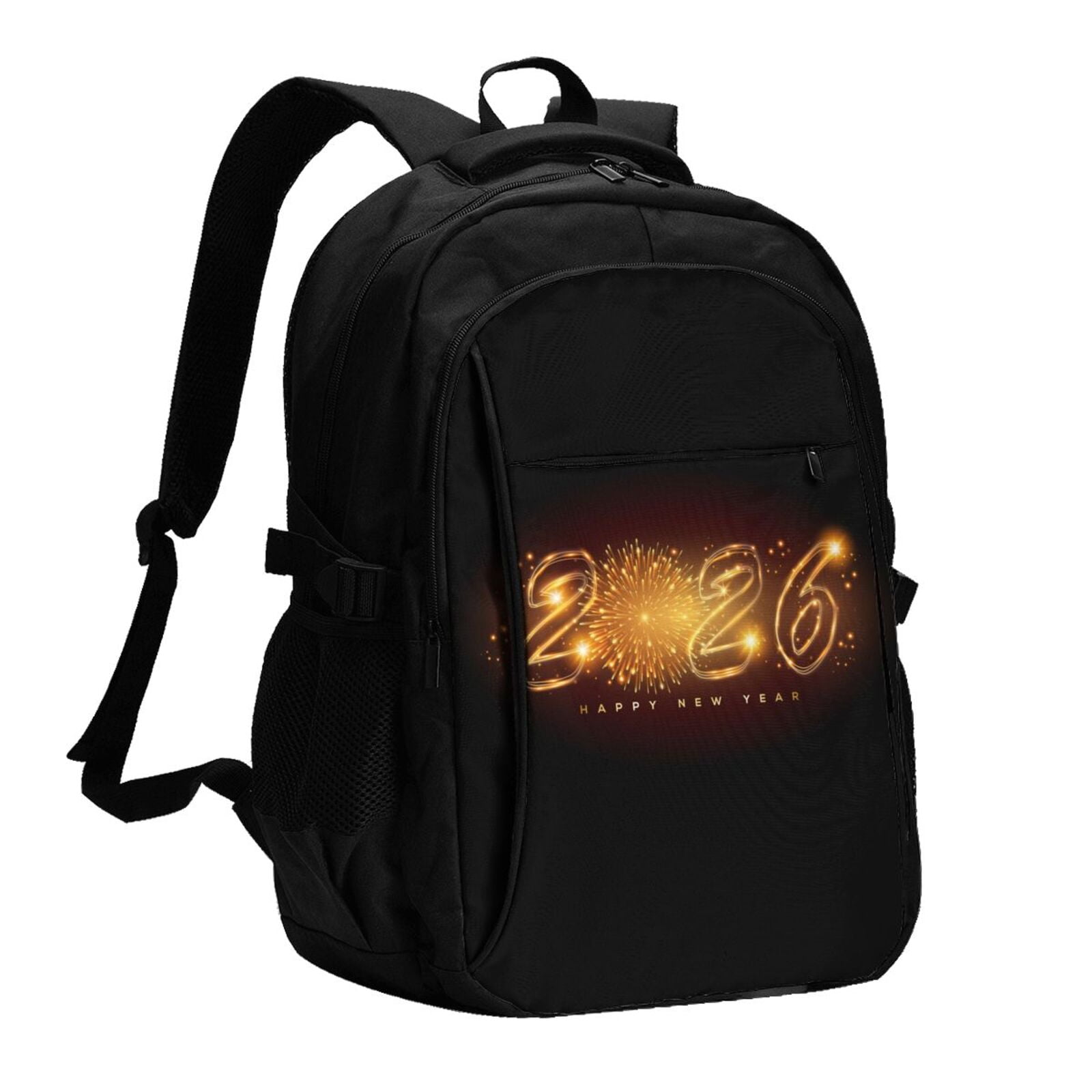 Defioc Happy New Year 2026 for Travel Backpack for Women,15.6 inch ...