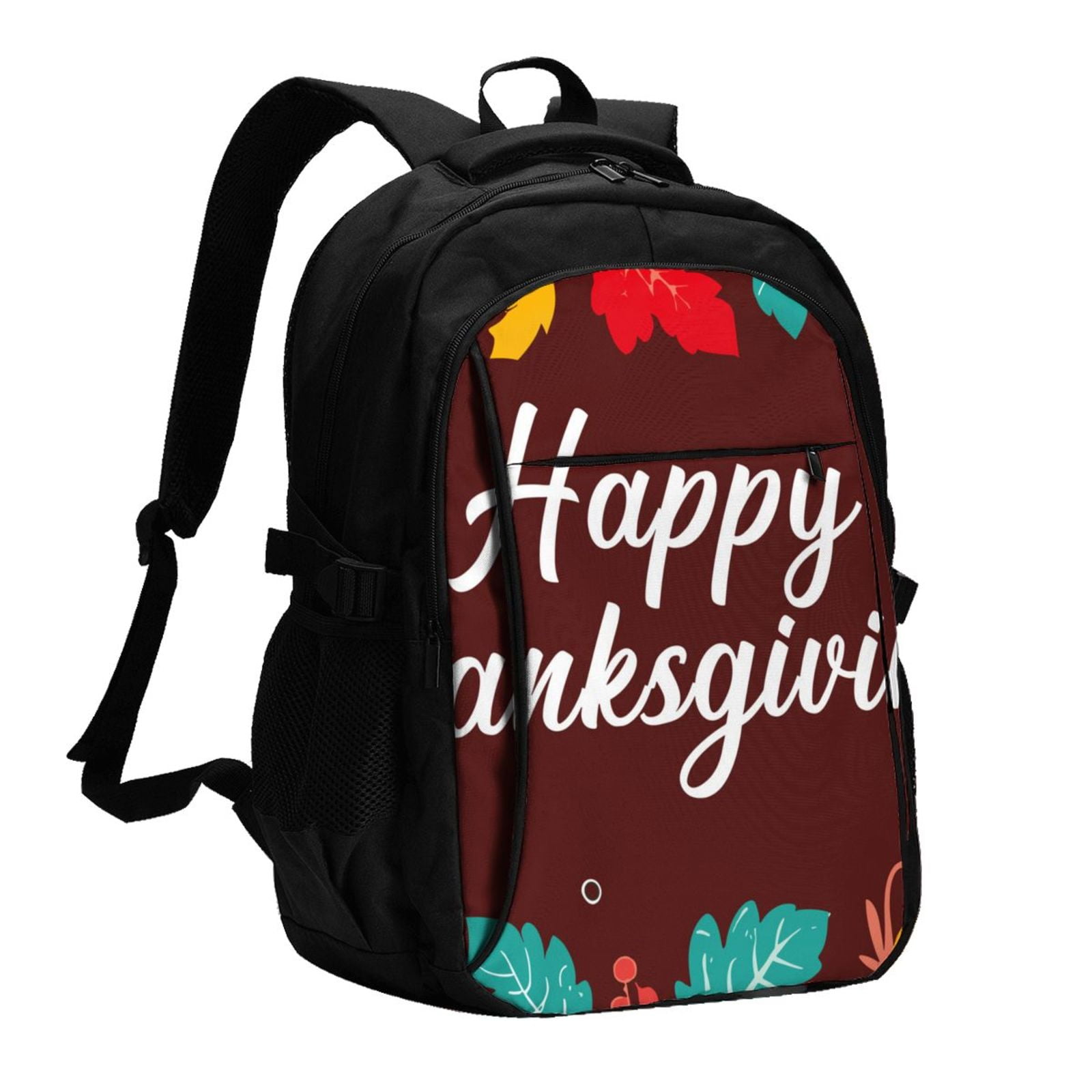 Defioc Happy Thanksgiving for Travel Backpack for Women,15.6 inch ...