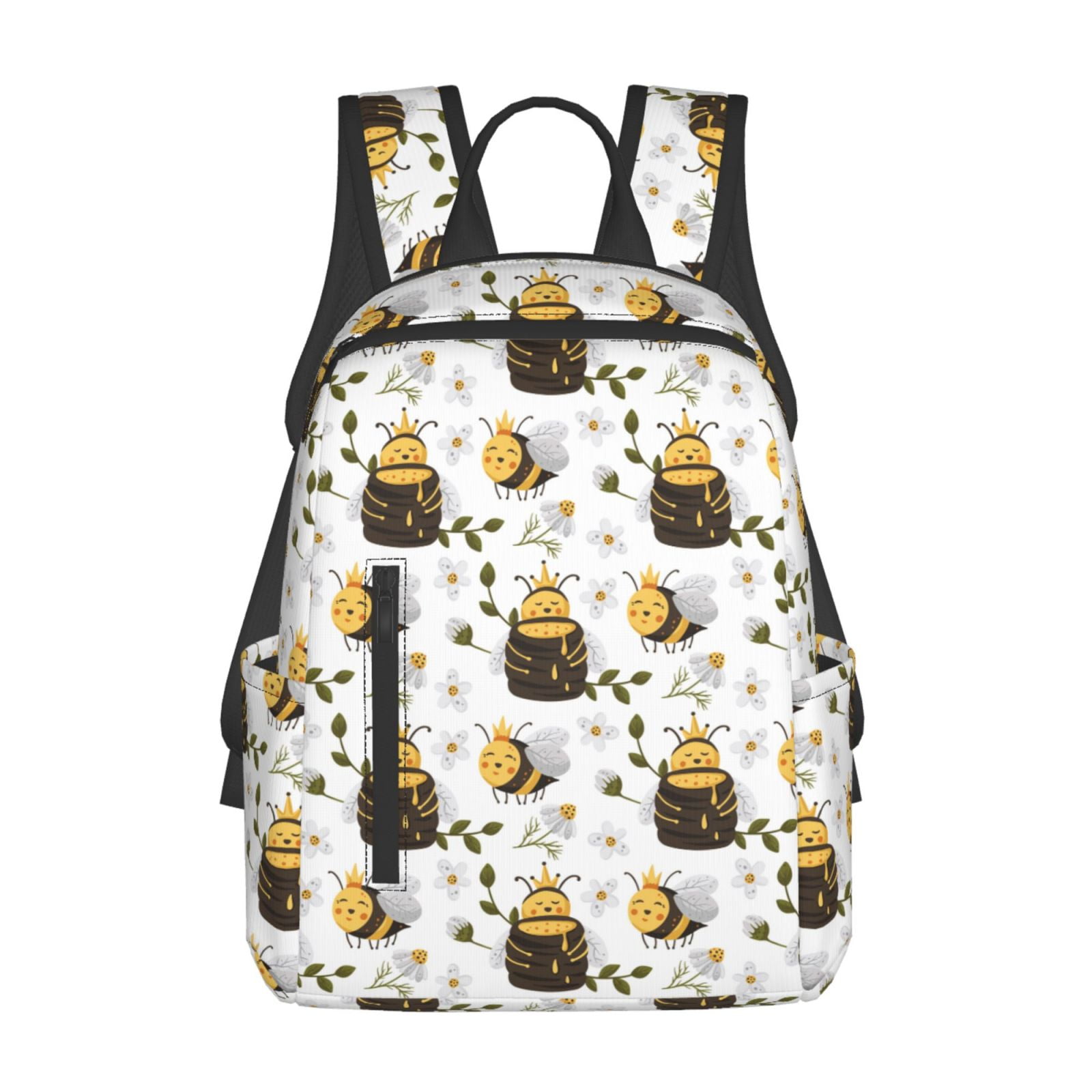 Defioc Honey Bee Insect Pattern Travel Laptop Backpack,Lightweight ...