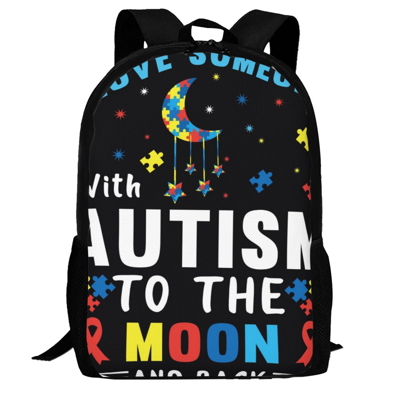 Defioc I Love With Autism To The Moon And Back Pattern Carry on ...