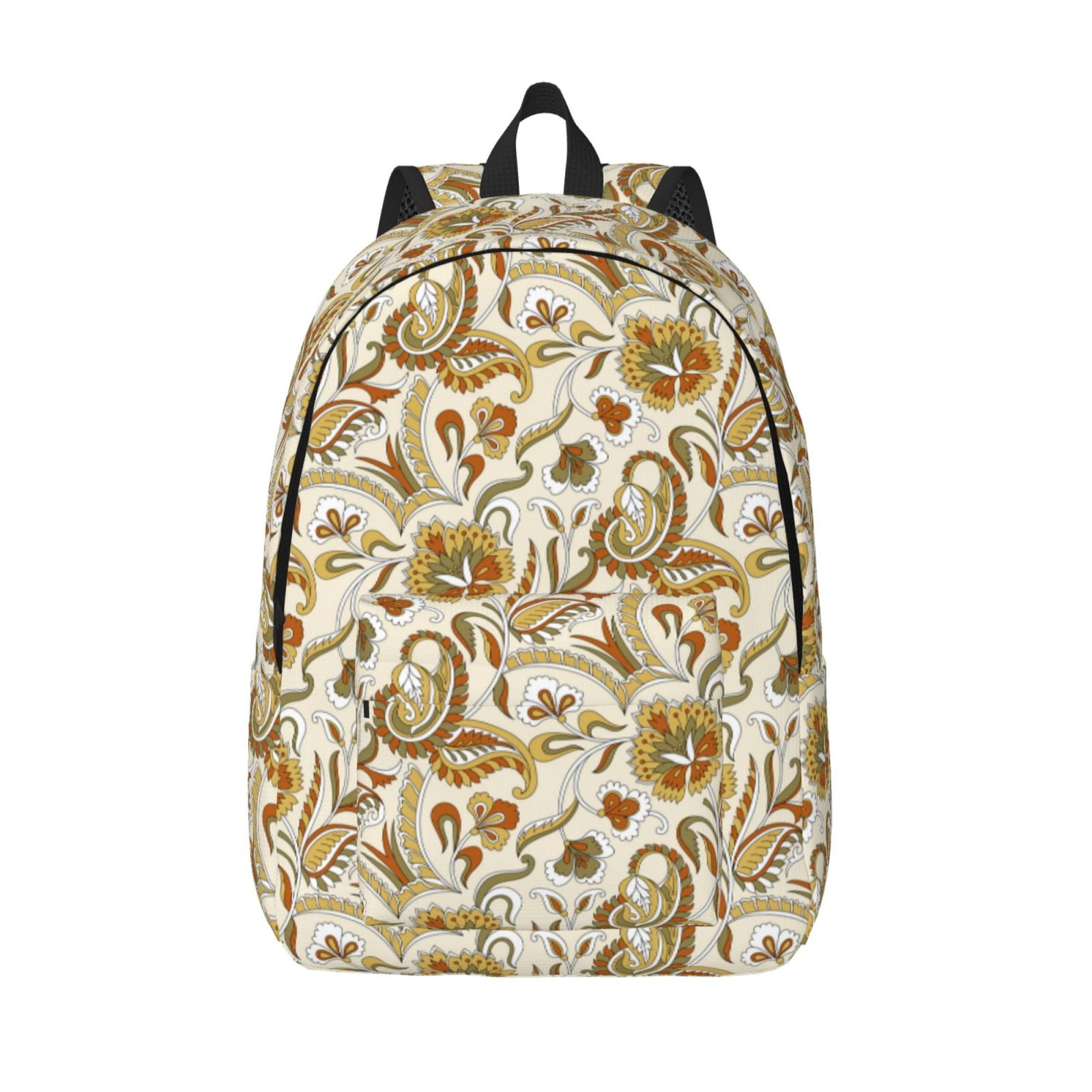 Defioc Indian Paisley for Canvas Backpack,Travel Rucksack Unisex ...