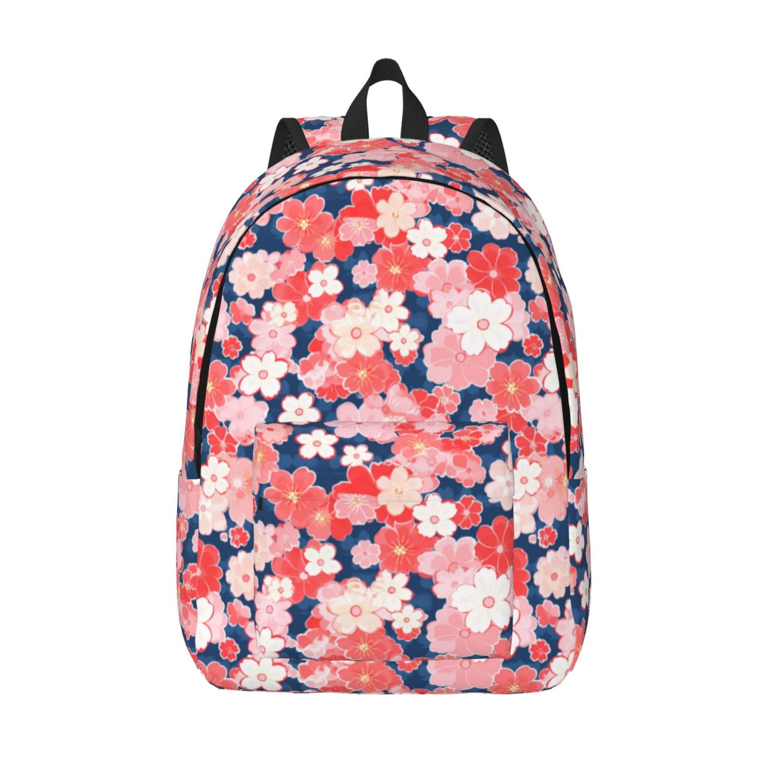 Defioc Japanese Cherry Blossoms for Canvas Backpack,Travel Rucksack ...