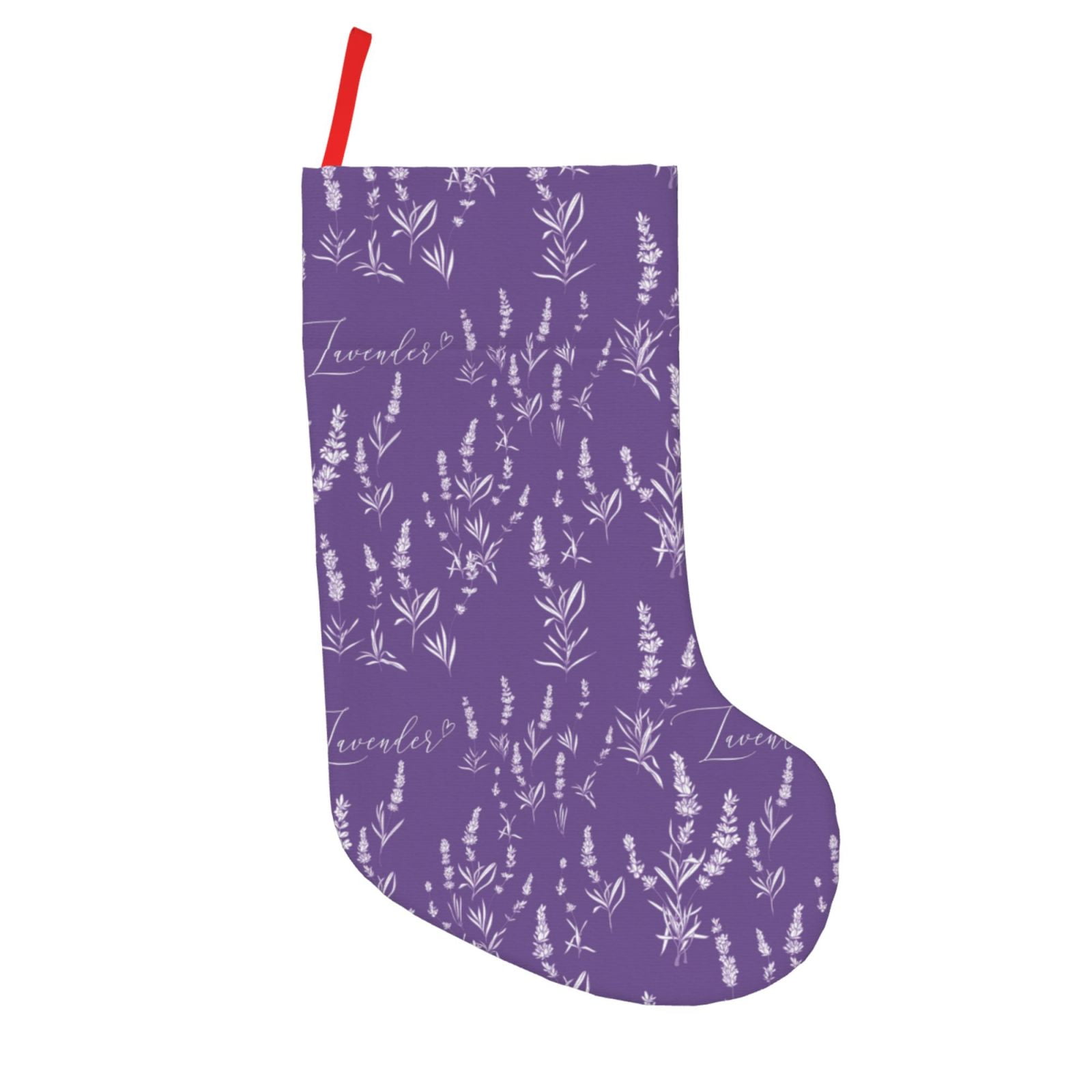 Defioc Lavender Flowers for Christmas Stockings 18" Personalized ...