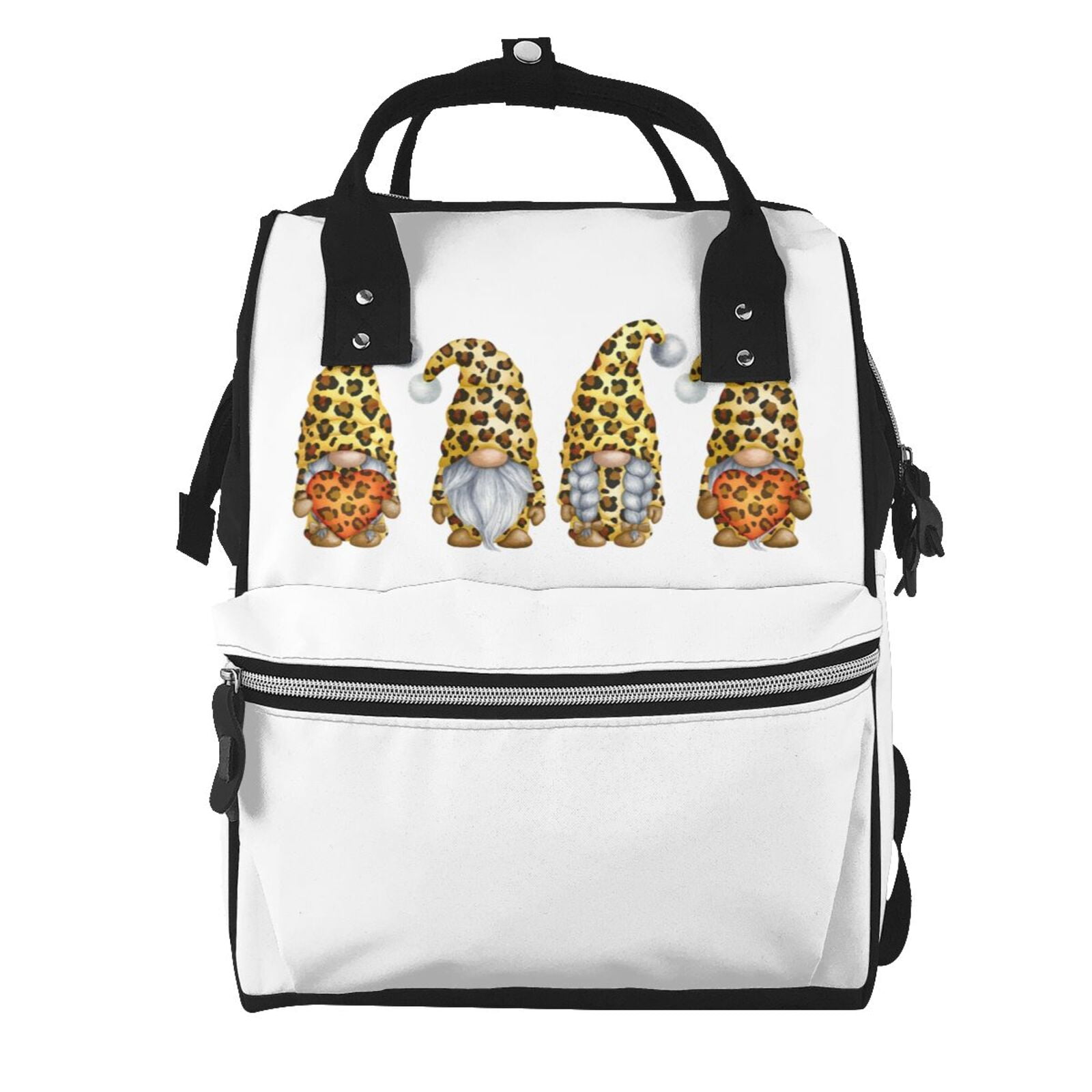 Defioc Leopard Gnomes for Baby Diaper Bag Backpack - Baby Bag for Boys ...