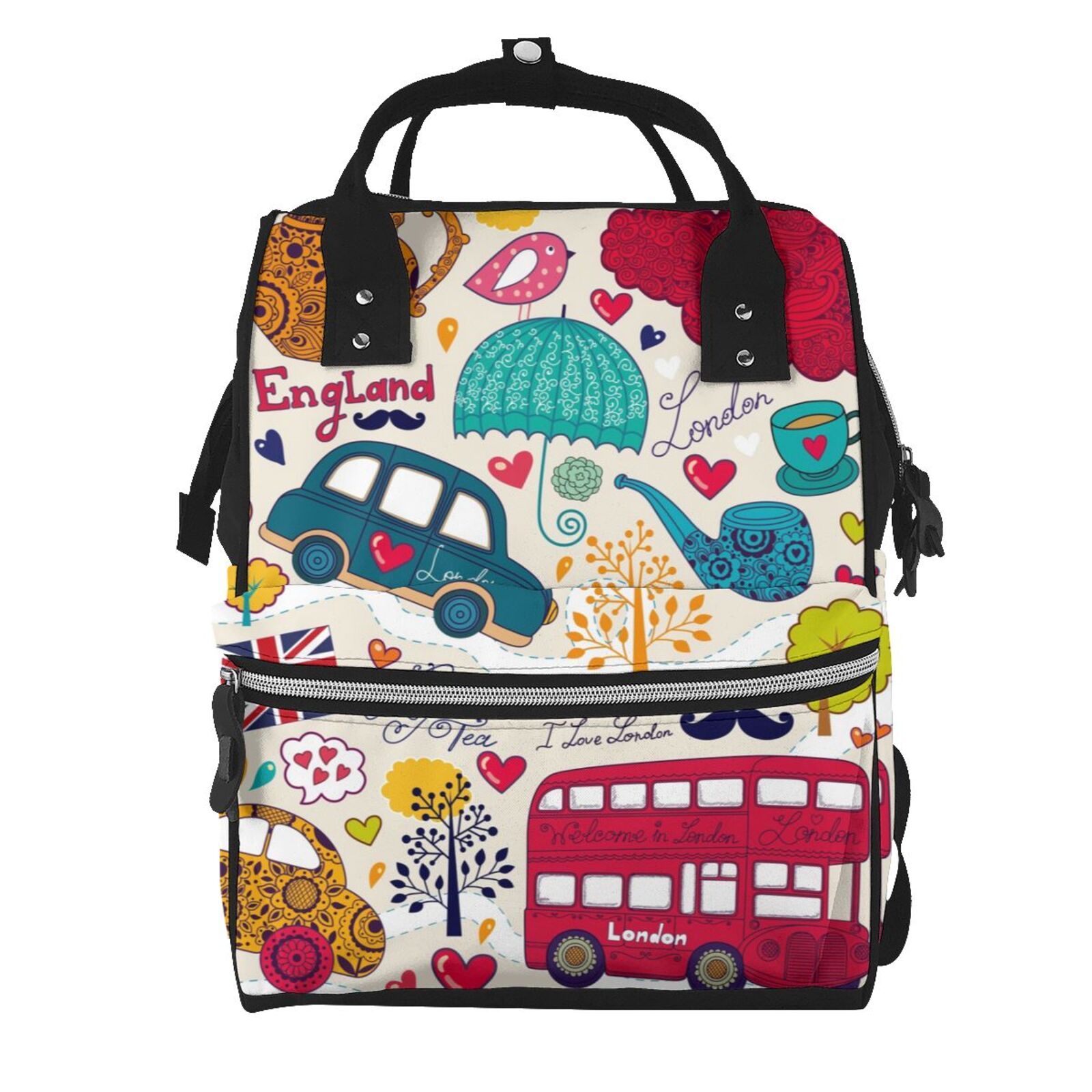 Defioc London Symbols for Baby Diaper Bag Backpack - Baby Bag for Boys ...