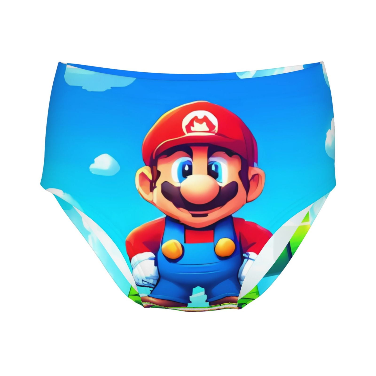 Defioc Mario Pattern Girls Underwear,Stretch Cotton Panties for Girls ...