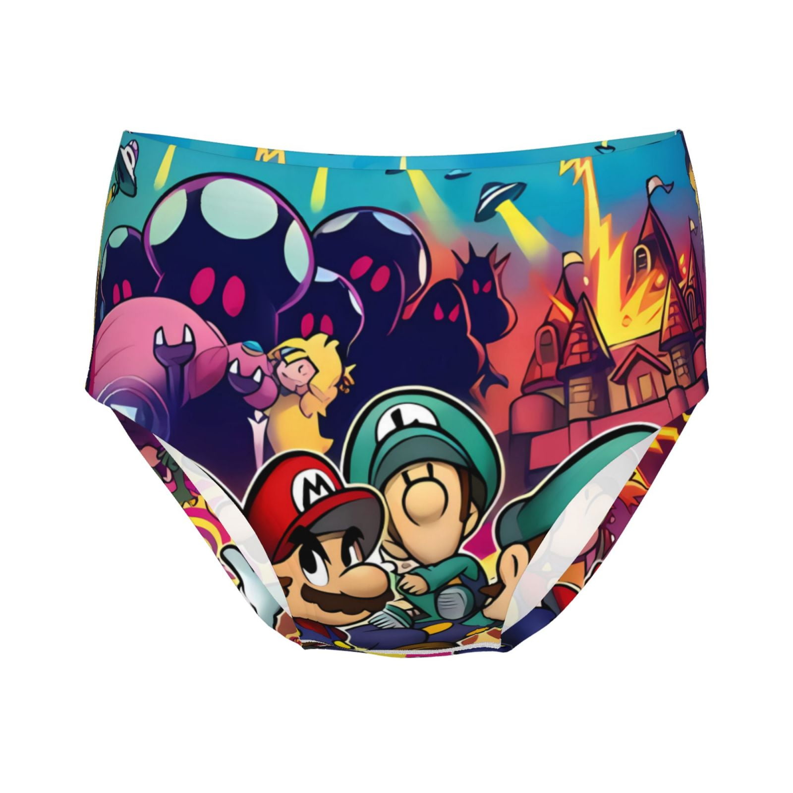 Defioc Mario Pattern Girls Underwearstretch Cotton Panties For Girls Cute Panties For Teenage