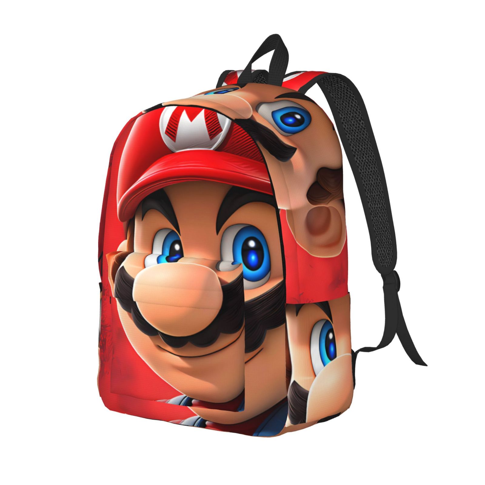 Defioc Mario for Canvas Backpack,Travel Rucksack Unisex Knapsack Laptop ...
